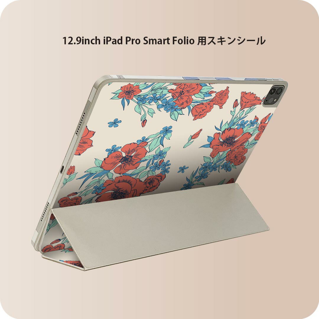商品特徴・貼るだけでおしゃれに簡単着せ替え、iPad Smart Folio 用 12.9インチ 全面デザインスキンシール！・高精細プリントで写真と遜色がない仕上がり！・ちょっとしたすり傷から端末を保護！・「裸で持つ派」の人にはもちろん、お...