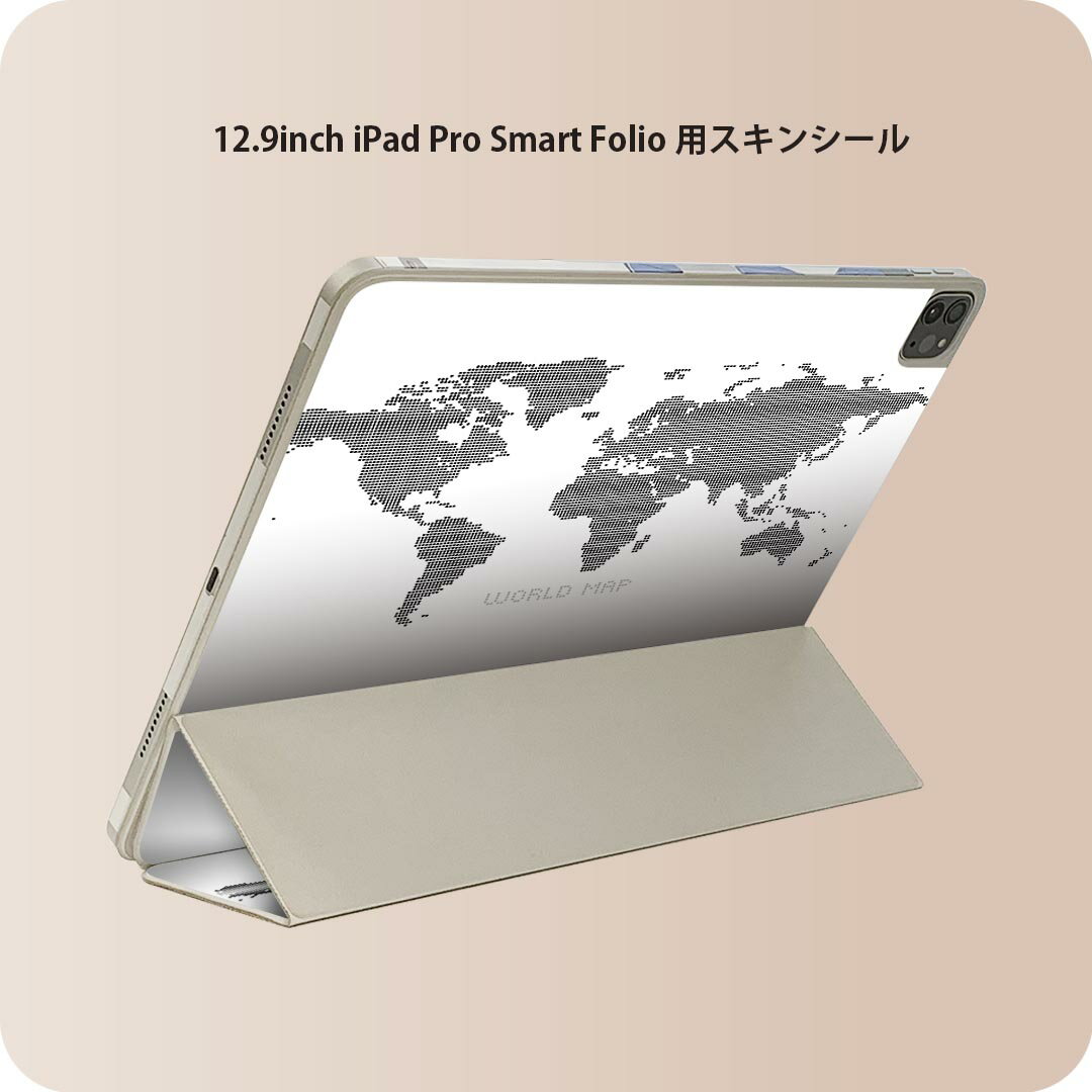 商品特徴・貼るだけでおしゃれに簡単着せ替え、iPad Smart Folio 用 12.9インチ 全面デザインスキンシール！・高精細プリントで写真と遜色がない仕上がり！・ちょっとしたすり傷から端末を保護！・「裸で持つ派」の人にはもちろん、お...