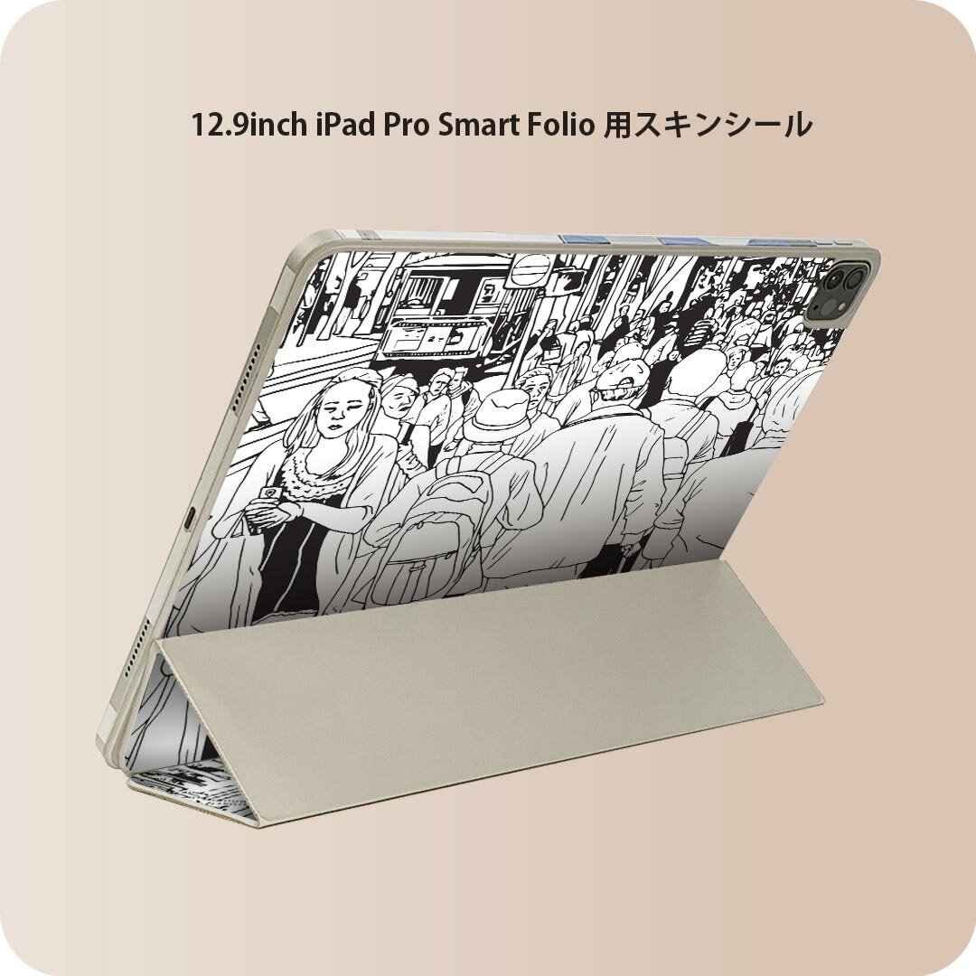 商品特徴・貼るだけでおしゃれに簡単着せ替え、iPad Smart Folio 用 12.9インチ 全面デザインスキンシール！・高精細プリントで写真と遜色がない仕上がり！・ちょっとしたすり傷から端末を保護！・「裸で持つ派」の人にはもちろん、お...