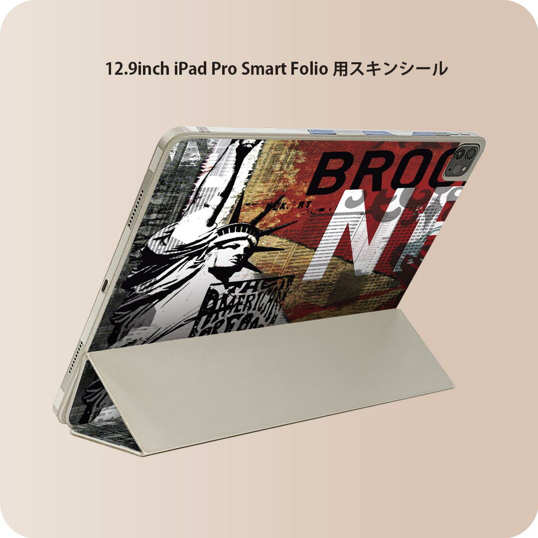 商品特徴・貼るだけでおしゃれに簡単着せ替え、iPad Smart Folio 用 12.9インチ 全面デザインスキンシール！・高精細プリントで写真と遜色がない仕上がり！・ちょっとしたすり傷から端末を保護！・「裸で持つ派」の人にはもちろん、お...