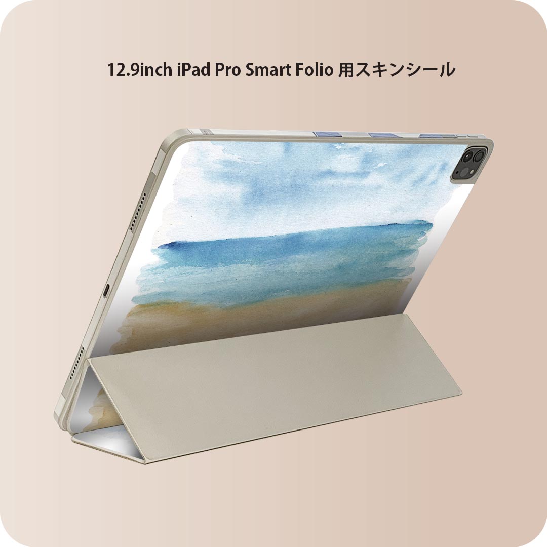 商品特徴・貼るだけでおしゃれに簡単着せ替え、iPad Smart Folio 用 12.9インチ 全面デザインスキンシール！・高精細プリントで写真と遜色がない仕上がり！・ちょっとしたすり傷から端末を保護！・「裸で持つ派」の人にはもちろん、お...