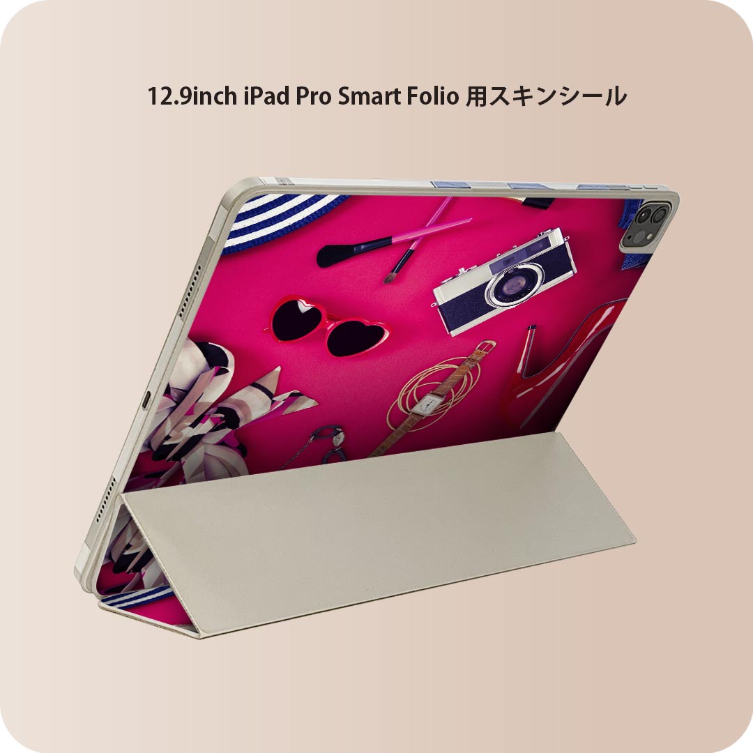 商品特徴・貼るだけでおしゃれに簡単着せ替え、iPad Smart Folio 用 12.9インチ 全面デザインスキンシール！・高精細プリントで写真と遜色がない仕上がり！・ちょっとしたすり傷から端末を保護！・「裸で持つ派」の人にはもちろん、お...