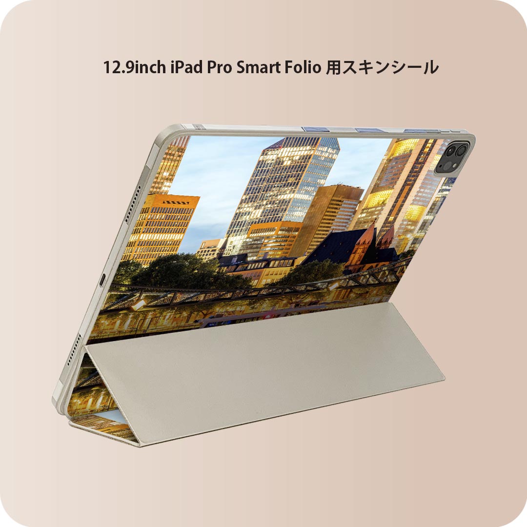 商品特徴・貼るだけでおしゃれに簡単着せ替え、iPad Smart Folio 用 12.9インチ 全面デザインスキンシール！・高精細プリントで写真と遜色がない仕上がり！・ちょっとしたすり傷から端末を保護！・「裸で持つ派」の人にはもちろん、お...