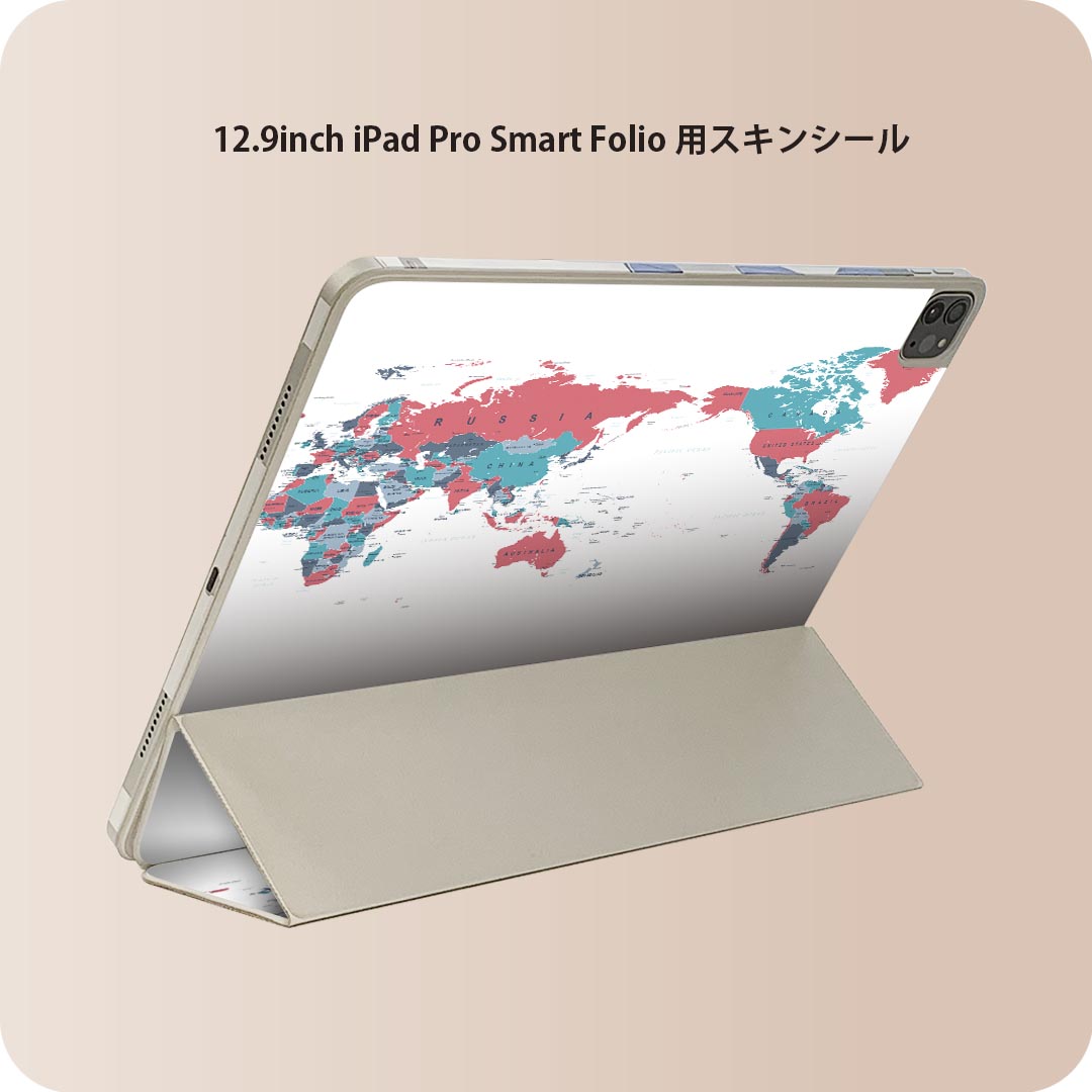 商品特徴・貼るだけでおしゃれに簡単着せ替え、iPad Smart Folio 用 12.9インチ 全面デザインスキンシール！・高精細プリントで写真と遜色がない仕上がり！・ちょっとしたすり傷から端末を保護！・「裸で持つ派」の人にはもちろん、お...