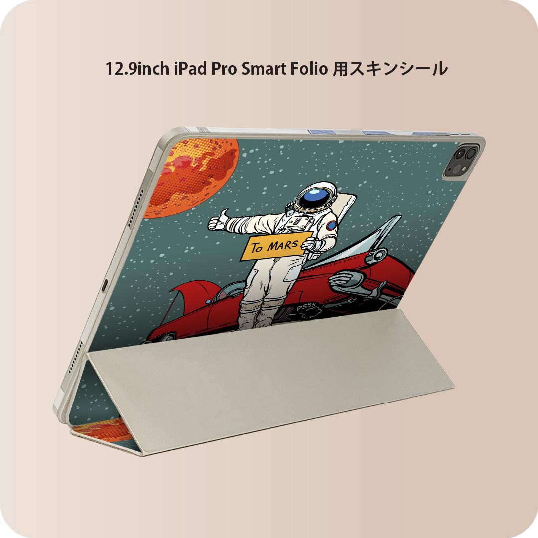 商品特徴・貼るだけでおしゃれに簡単着せ替え、iPad Smart Folio 用 12.9インチ 全面デザインスキンシール！・高精細プリントで写真と遜色がない仕上がり！・ちょっとしたすり傷から端末を保護！・「裸で持つ派」の人にはもちろん、お...