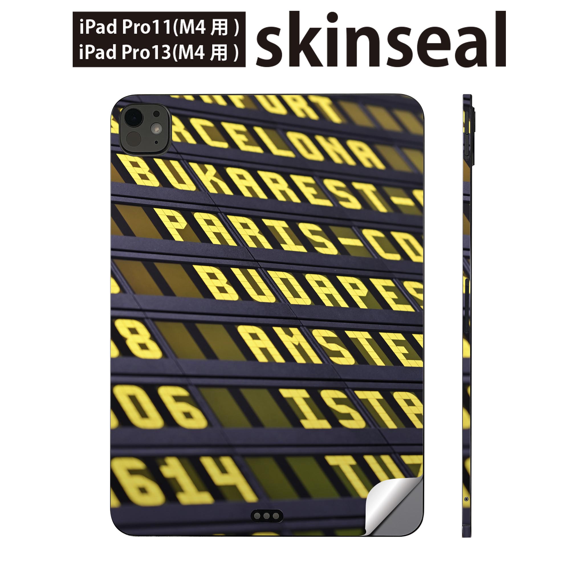 商品特徴・貼るだけでかんたん着せ替え、iPadpro11・13専用デザインスキンシール・高精細プリントで写真と遜色のない仕上がり！半光沢シートでしっとりツヤのある表現力・ちょっとしたすり傷からMacBook本体を保護・接着部はエアフリー素材...