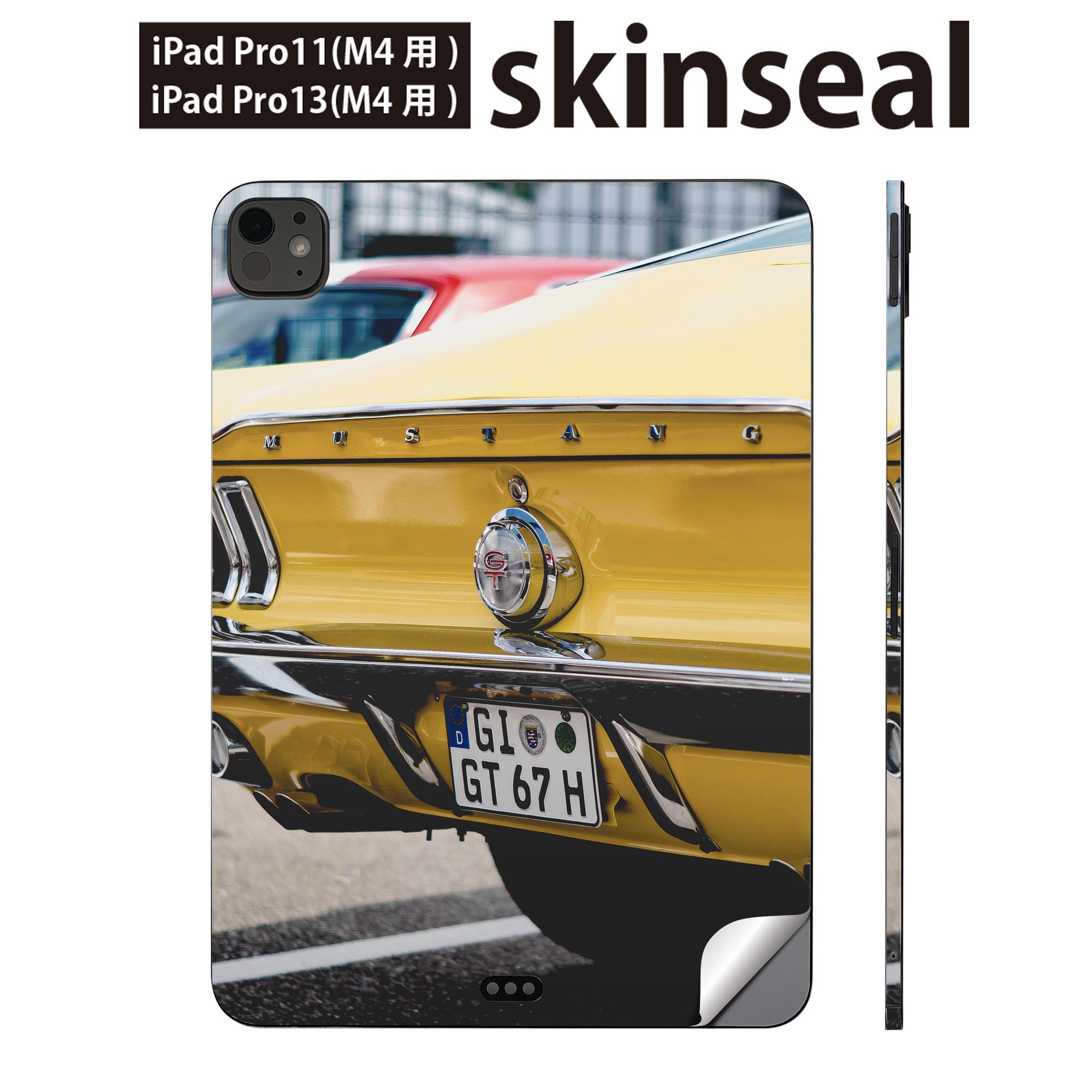 商品特徴・貼るだけでかんたん着せ替え、iPadpro11・13専用デザインスキンシール・高精細プリントで写真と遜色のない仕上がり！半光沢シートでしっとりツヤのある表現力・ちょっとしたすり傷からMacBook本体を保護・接着部はエアフリー素材...