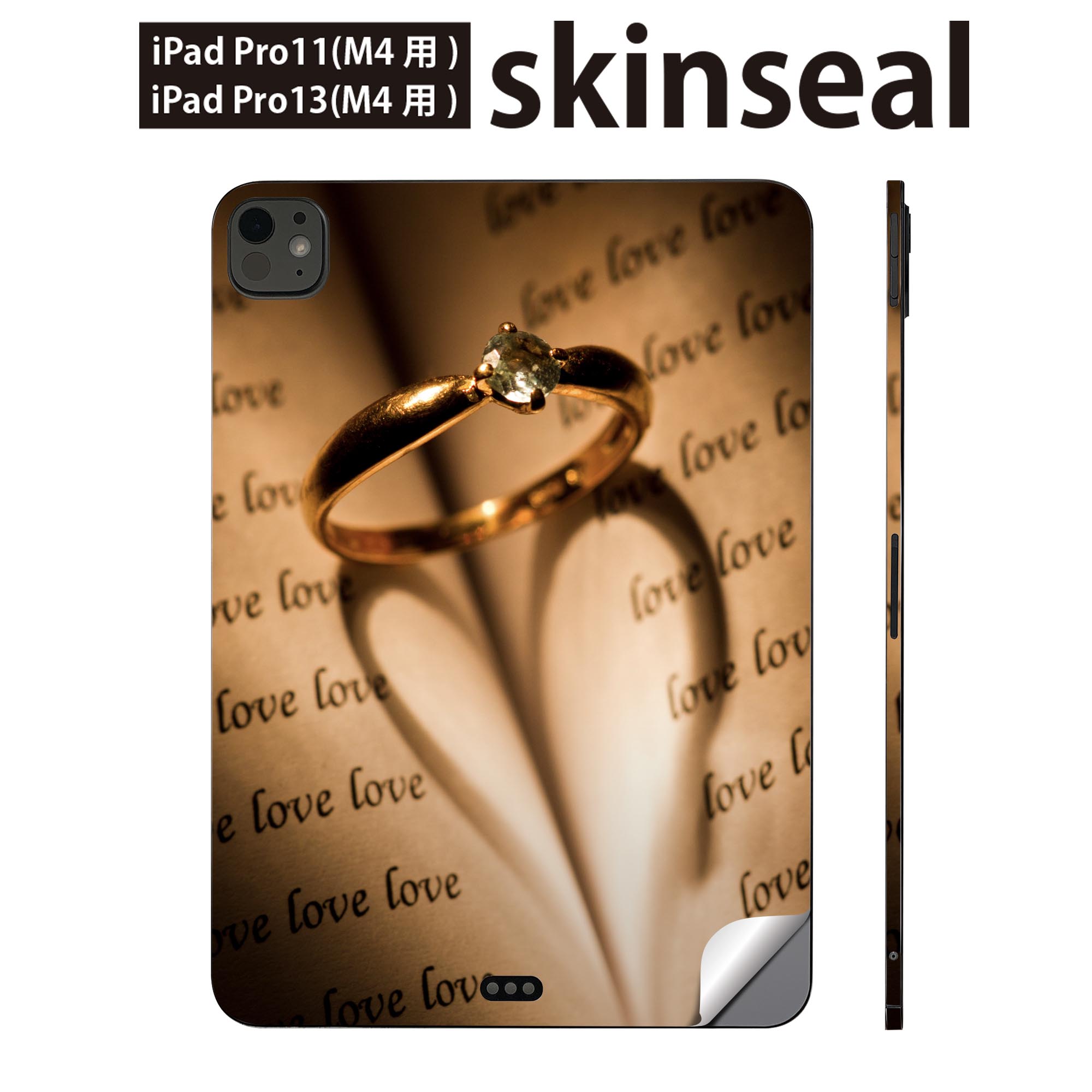 商品特徴・貼るだけでかんたん着せ替え、iPadpro11・13専用デザインスキンシール・高精細プリントで写真と遜色のない仕上がり！半光沢シートでしっとりツヤのある表現力・ちょっとしたすり傷からMacBook本体を保護・接着部はエアフリー素材...