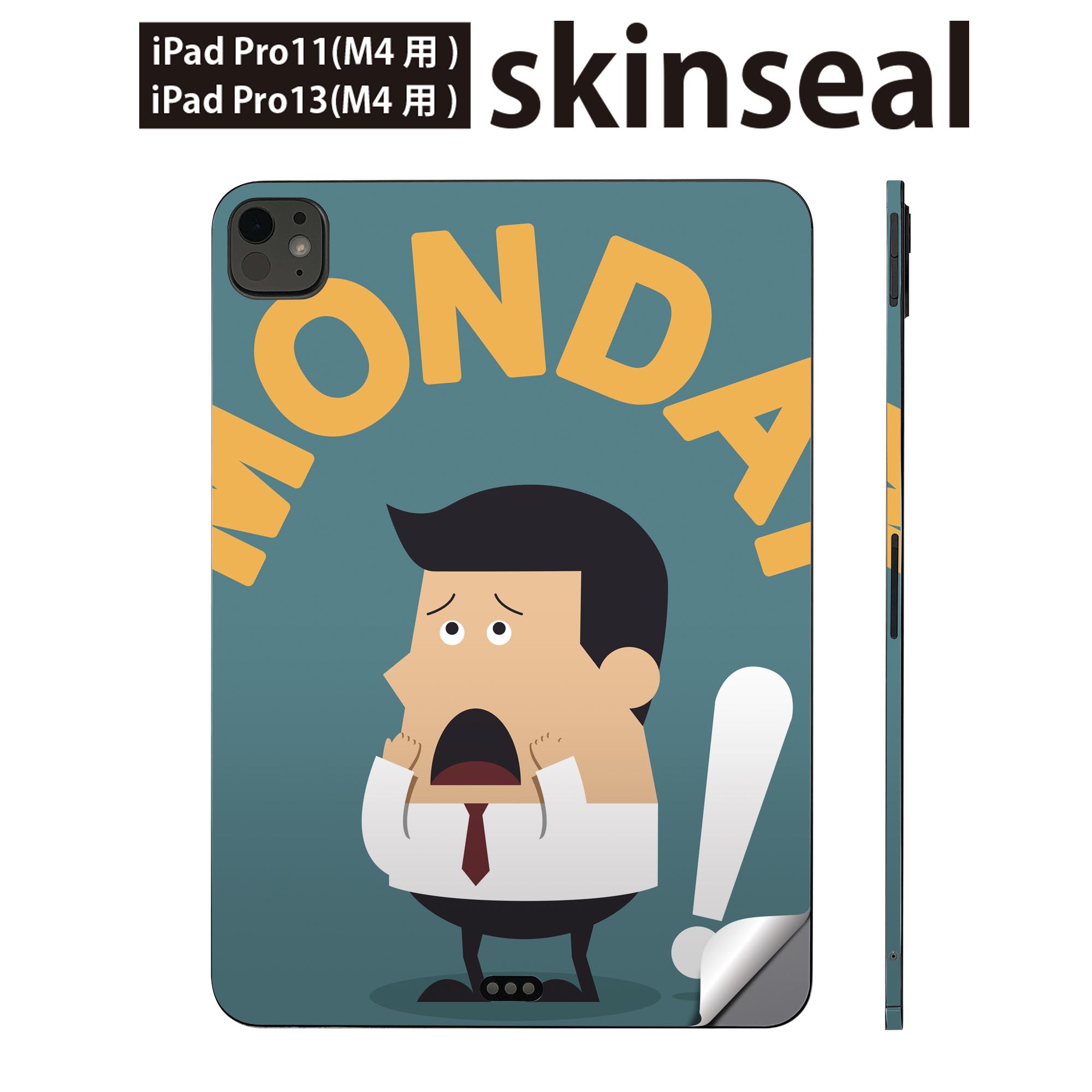商品特徴・貼るだけでかんたん着せ替え、iPadpro11・13専用デザインスキンシール・高精細プリントで写真と遜色のない仕上がり！半光沢シートでしっとりツヤのある表現力・ちょっとしたすり傷からMacBook本体を保護・接着部はエアフリー素材...