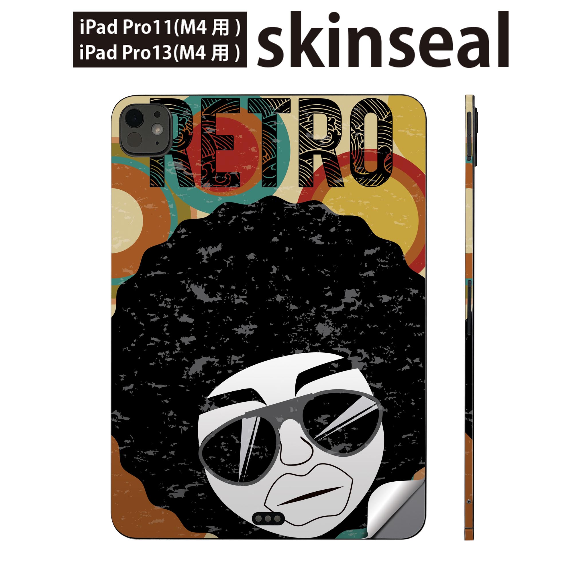 商品特徴・貼るだけでかんたん着せ替え、iPadpro11・13専用デザインスキンシール・高精細プリントで写真と遜色のない仕上がり！半光沢シートでしっとりツヤのある表現力・ちょっとしたすり傷からMacBook本体を保護・接着部はエアフリー素材...