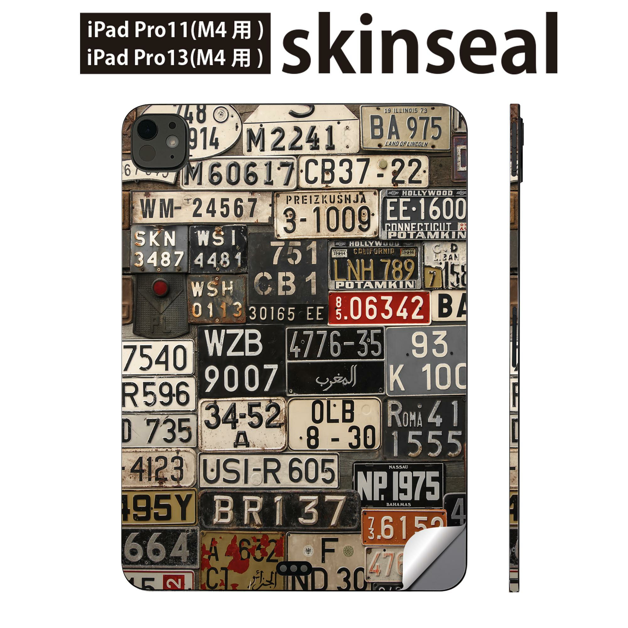 商品特徴・貼るだけでかんたん着せ替え、iPadpro11・13専用デザインスキンシール・高精細プリントで写真と遜色のない仕上がり！半光沢シートでしっとりツヤのある表現力・ちょっとしたすり傷からMacBook本体を保護・接着部はエアフリー素材...