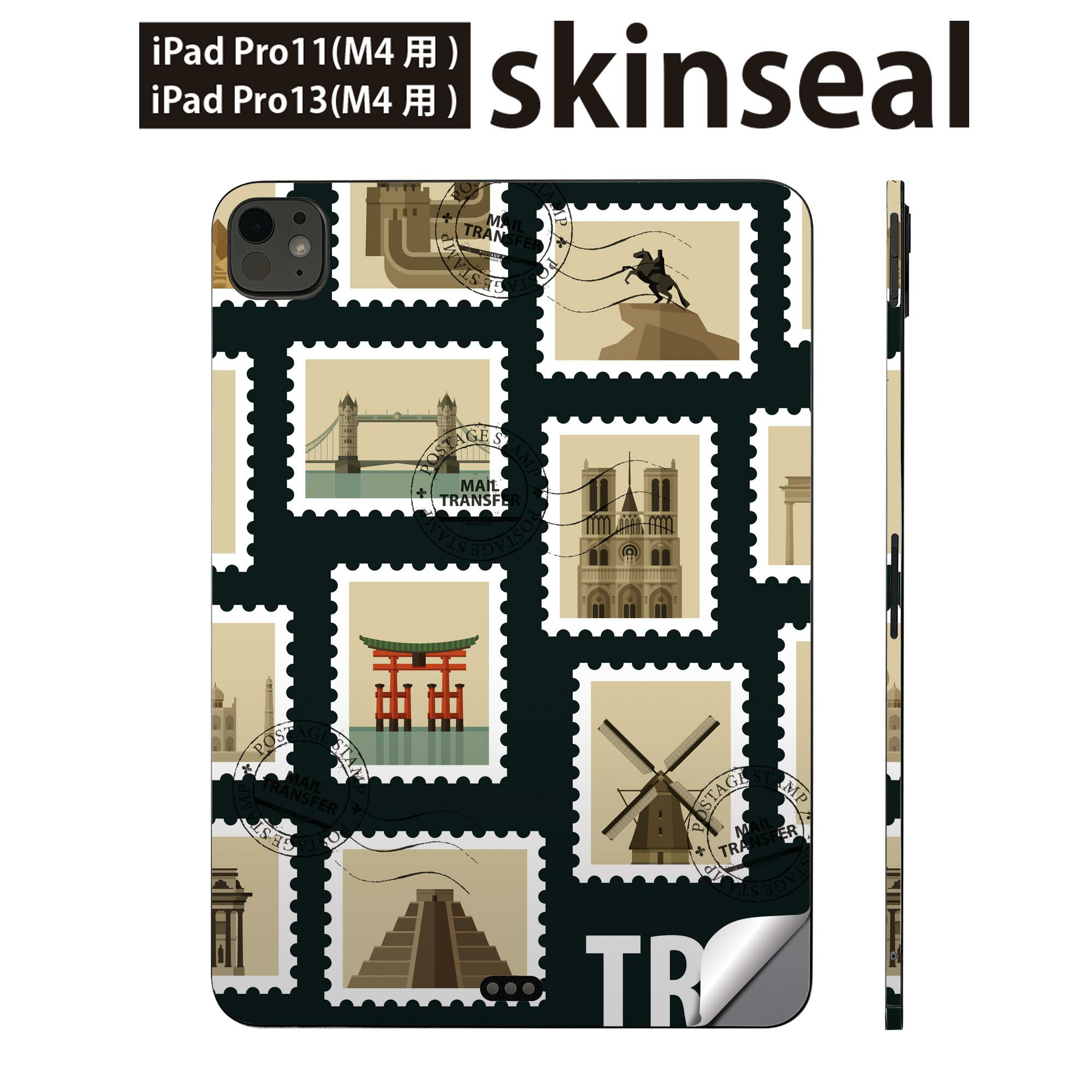 商品特徴・貼るだけでかんたん着せ替え、iPadpro11・13専用デザインスキンシール・高精細プリントで写真と遜色のない仕上がり！半光沢シートでしっとりツヤのある表現力・ちょっとしたすり傷からMacBook本体を保護・接着部はエアフリー素材...