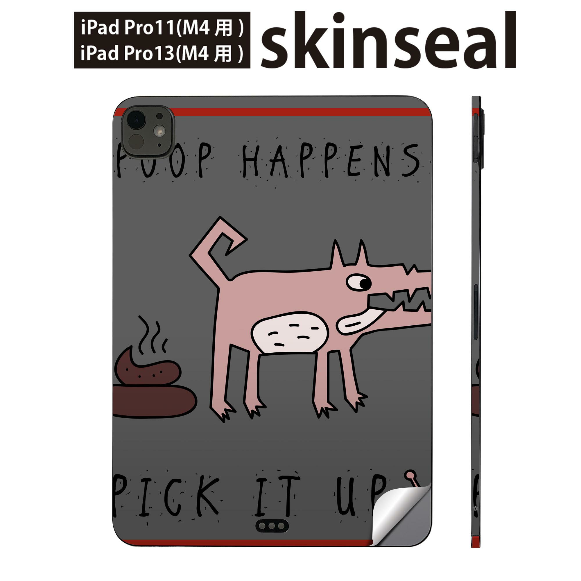 商品特徴・貼るだけでかんたん着せ替え、iPadpro11・13専用デザインスキンシール・高精細プリントで写真と遜色のない仕上がり！半光沢シートでしっとりツヤのある表現力・ちょっとしたすり傷からMacBook本体を保護・接着部はエアフリー素材...