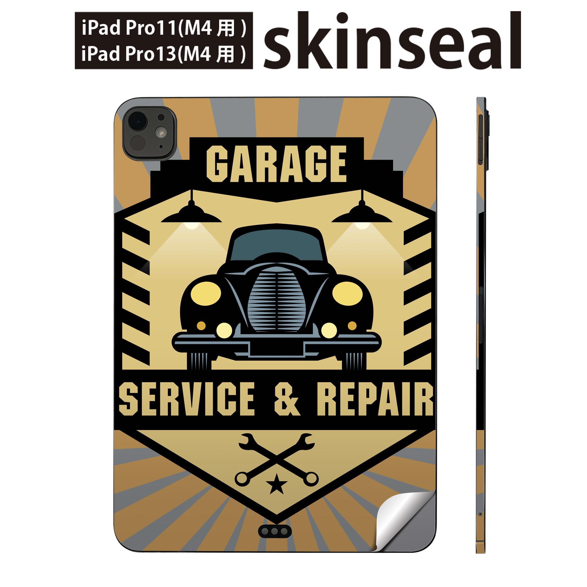 商品特徴・貼るだけでかんたん着せ替え、iPadpro11・13専用デザインスキンシール・高精細プリントで写真と遜色のない仕上がり！半光沢シートでしっとりツヤのある表現力・ちょっとしたすり傷からMacBook本体を保護・接着部はエアフリー素材...