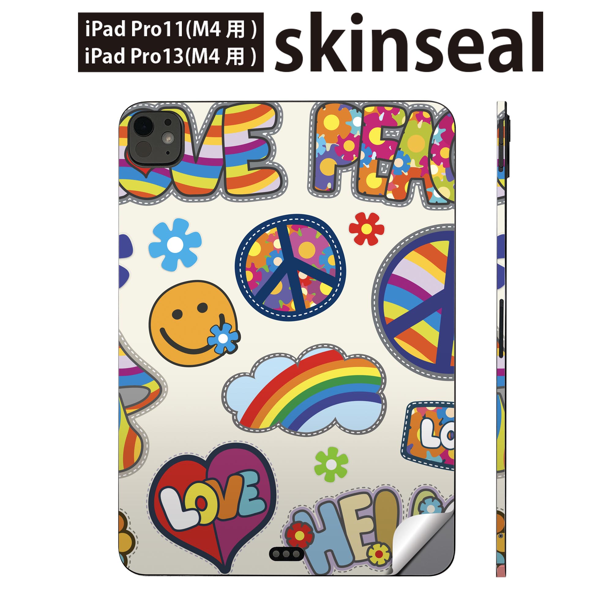 商品特徴・貼るだけでかんたん着せ替え、iPadpro11・13専用デザインスキンシール・高精細プリントで写真と遜色のない仕上がり！半光沢シートでしっとりツヤのある表現力・ちょっとしたすり傷からMacBook本体を保護・接着部はエアフリー素材...