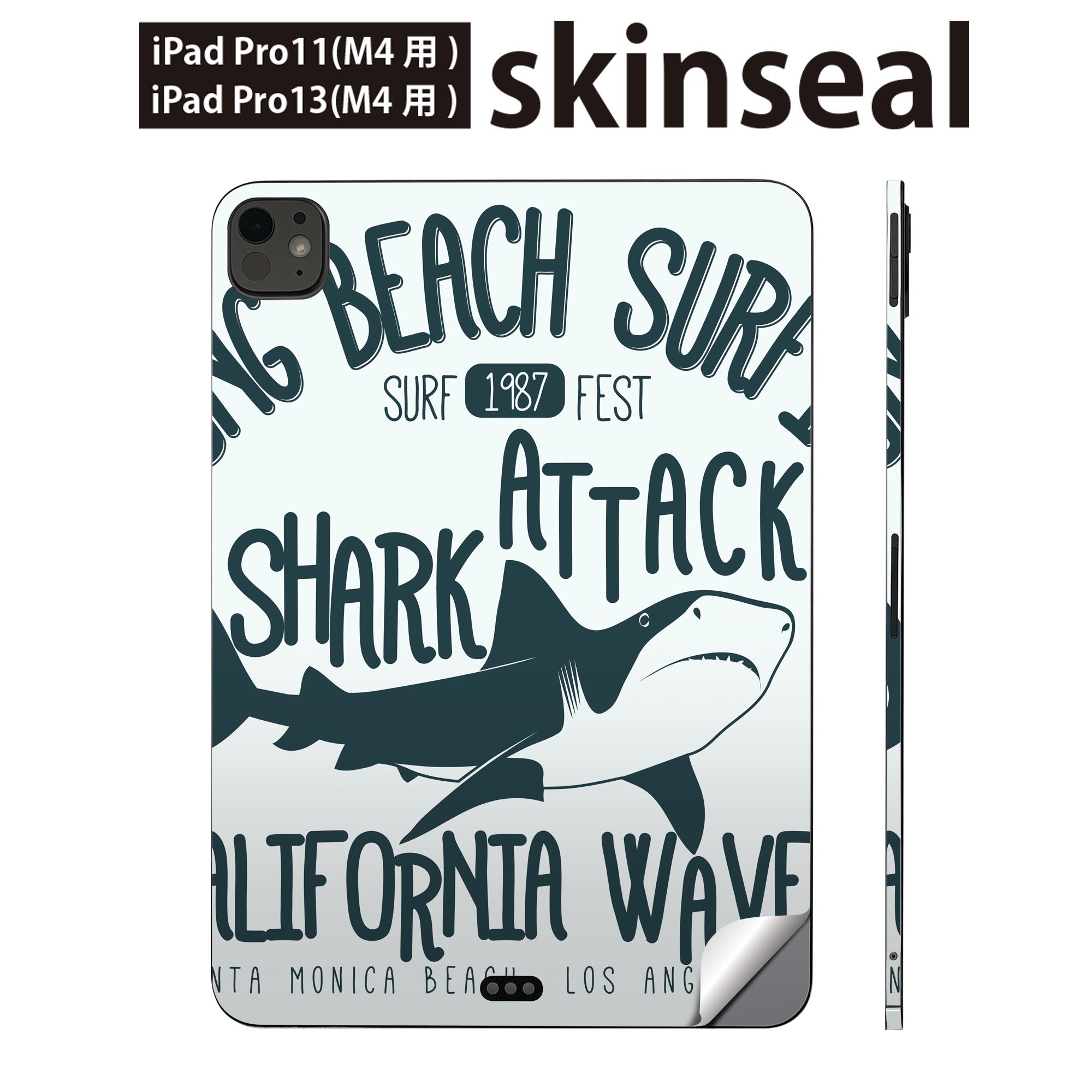 商品特徴・貼るだけでかんたん着せ替え、iPadpro11・13専用デザインスキンシール・高精細プリントで写真と遜色のない仕上がり！半光沢シートでしっとりツヤのある表現力・ちょっとしたすり傷からMacBook本体を保護・接着部はエアフリー素材...