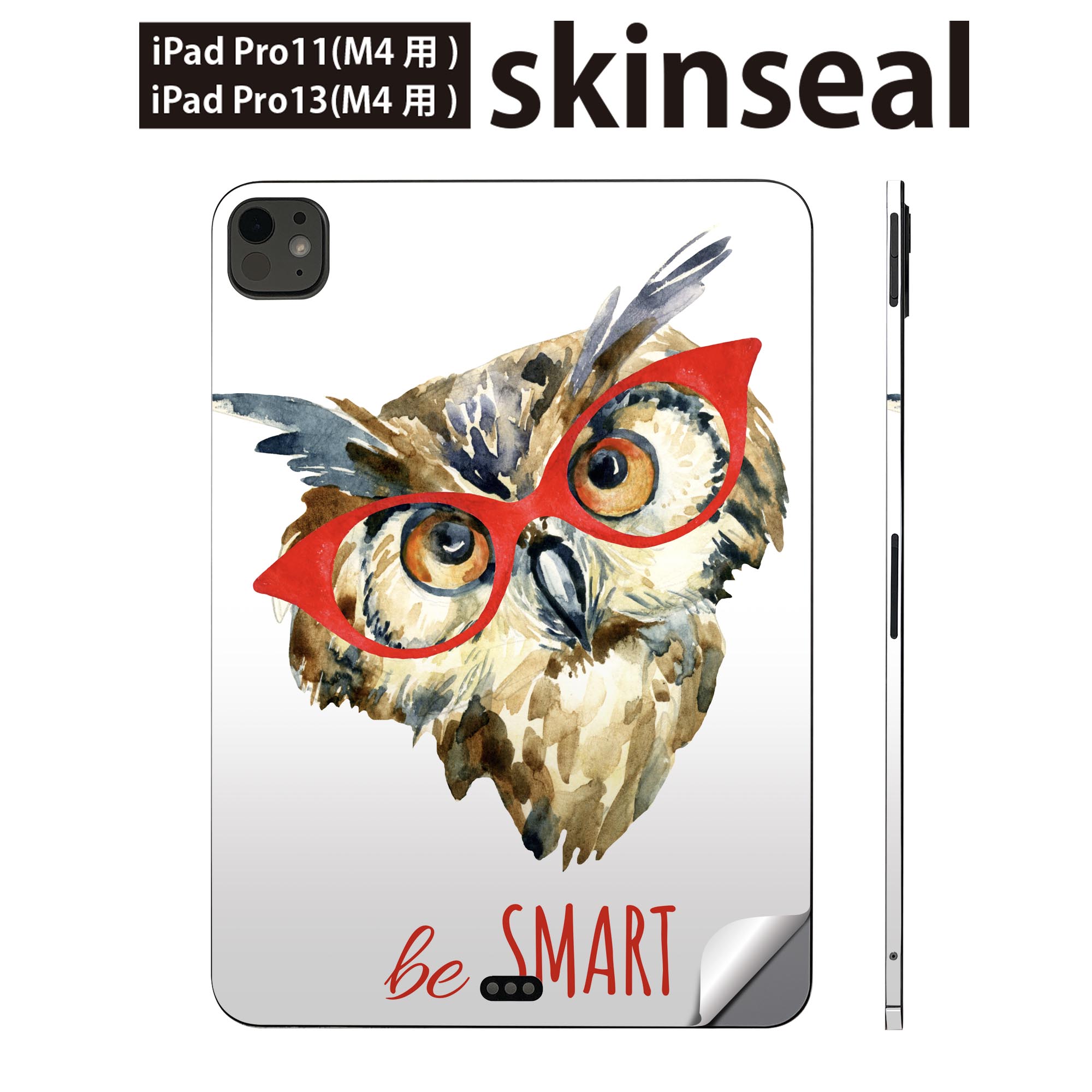 商品特徴・貼るだけでかんたん着せ替え、iPadpro11・13専用デザインスキンシール・高精細プリントで写真と遜色のない仕上がり！半光沢シートでしっとりツヤのある表現力・ちょっとしたすり傷からMacBook本体を保護・接着部はエアフリー素材...