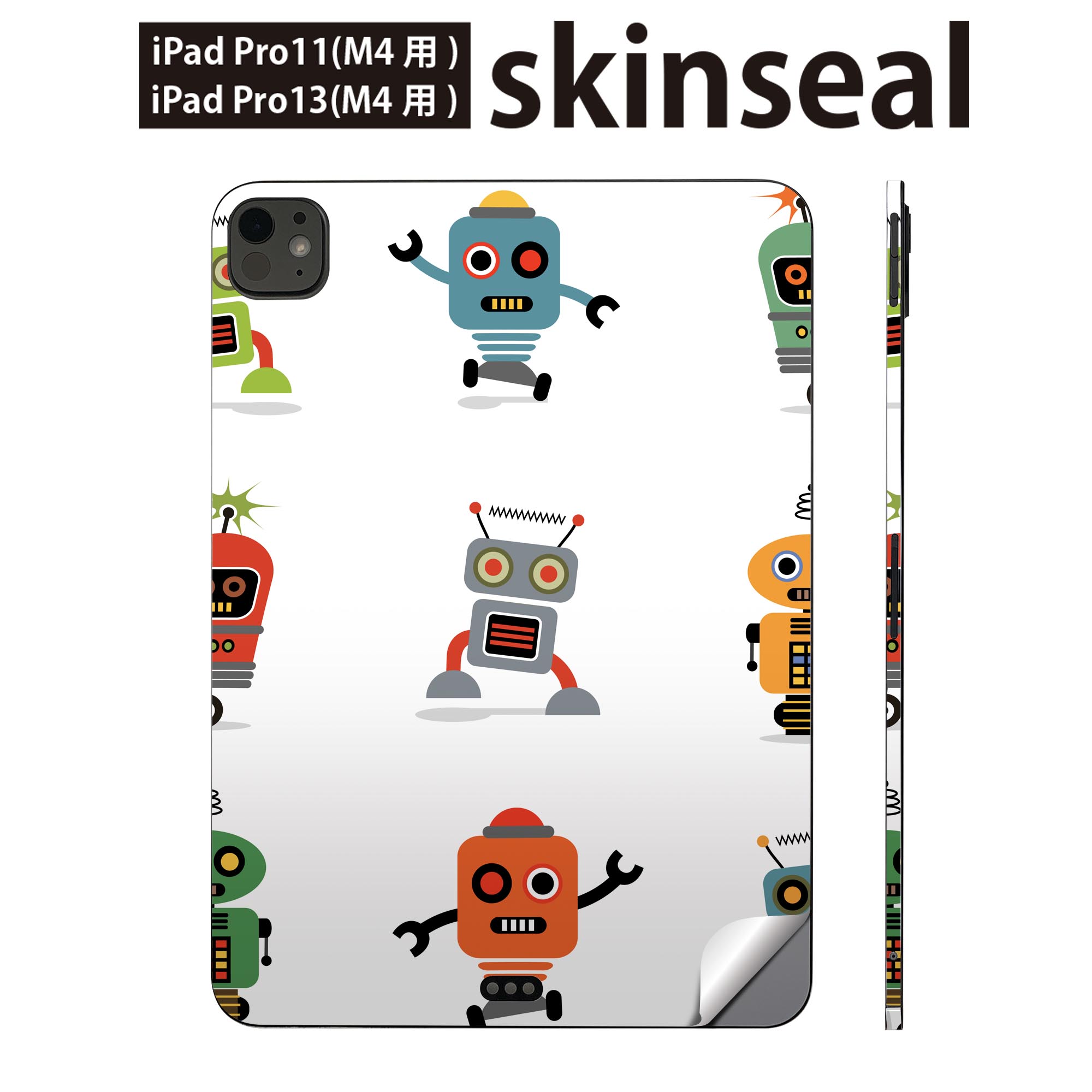 商品特徴・貼るだけでかんたん着せ替え、iPadpro11・13専用デザインスキンシール・高精細プリントで写真と遜色のない仕上がり！半光沢シートでしっとりツヤのある表現力・ちょっとしたすり傷からMacBook本体を保護・接着部はエアフリー素材...
