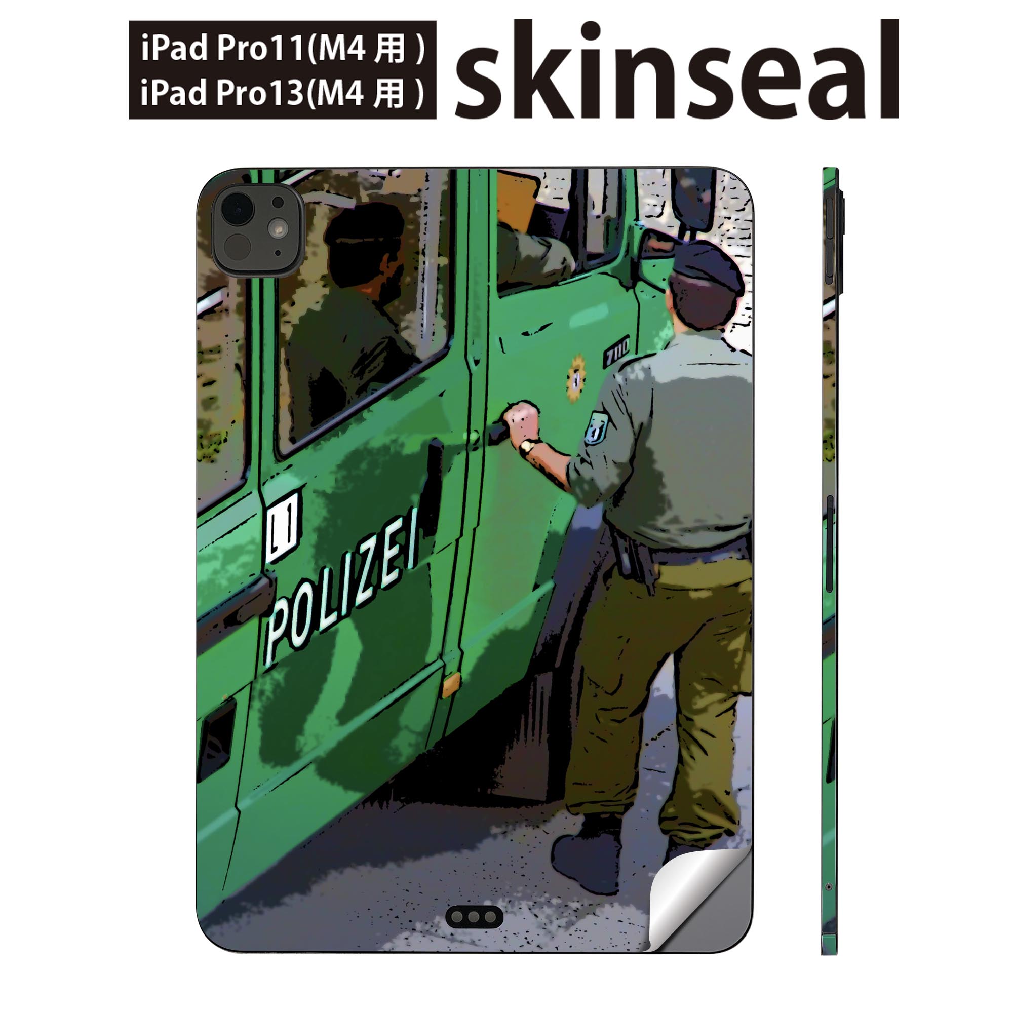 商品特徴・貼るだけでかんたん着せ替え、iPadpro11・13専用デザインスキンシール・高精細プリントで写真と遜色のない仕上がり！半光沢シートでしっとりツヤのある表現力・ちょっとしたすり傷からMacBook本体を保護・接着部はエアフリー素材...