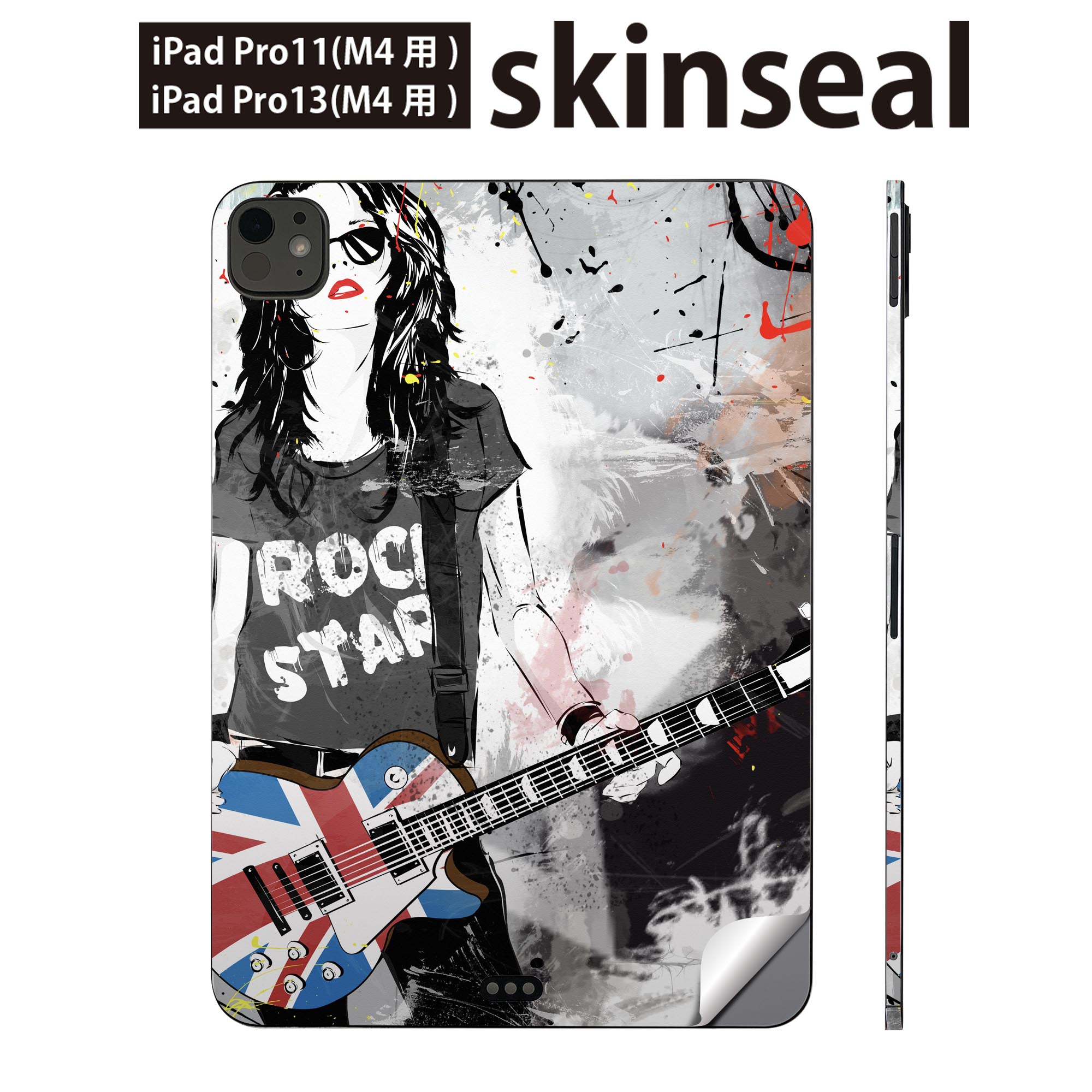 商品特徴・貼るだけでかんたん着せ替え、iPadpro11・13専用デザインスキンシール・高精細プリントで写真と遜色のない仕上がり！半光沢シートでしっとりツヤのある表現力・ちょっとしたすり傷からMacBook本体を保護・接着部はエアフリー素材...