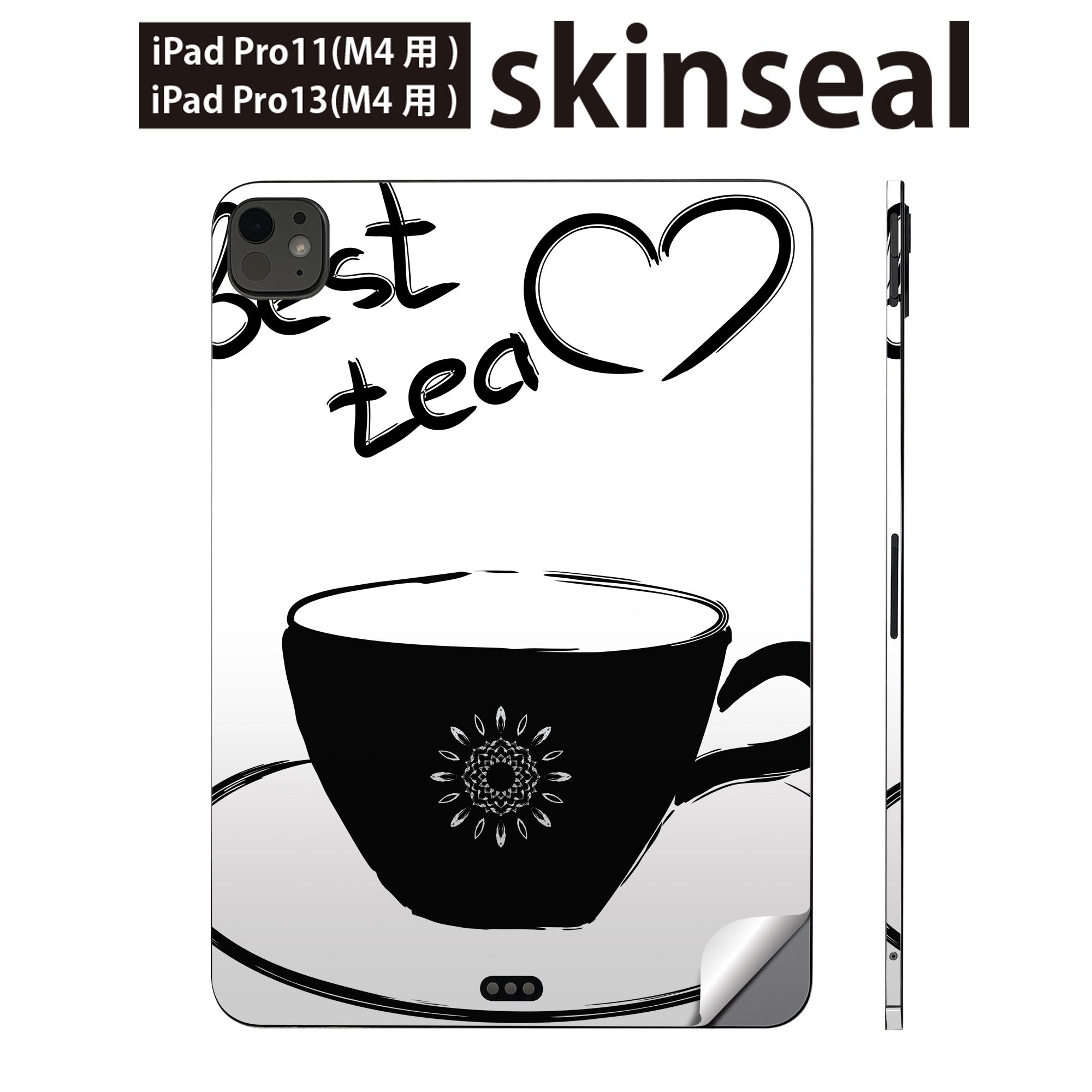 商品特徴・貼るだけでかんたん着せ替え、iPadpro11・13専用デザインスキンシール・高精細プリントで写真と遜色のない仕上がり！半光沢シートでしっとりツヤのある表現力・ちょっとしたすり傷からMacBook本体を保護・接着部はエアフリー素材...