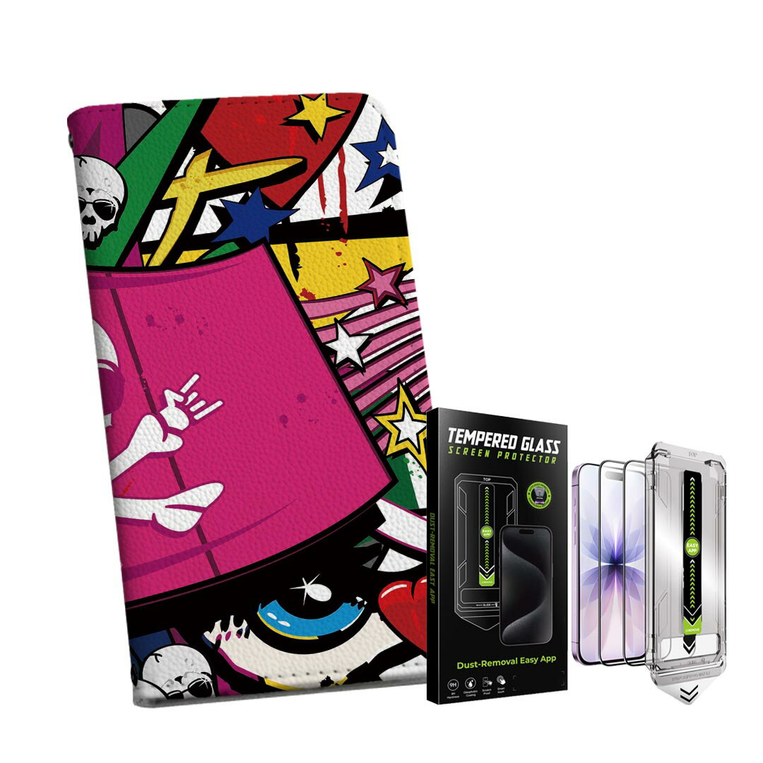 商品特徴・シームレスな全面デザイン（内側は落ち着いたオフホワイト）・外側は高品質の人工革を使用・内側にはスマホを装着するケースが付属・機種専用のカメラホール仕様でケースを装着したままの撮影が可能・ワンセグや動画の視聴に便利な横置きスタンド機...