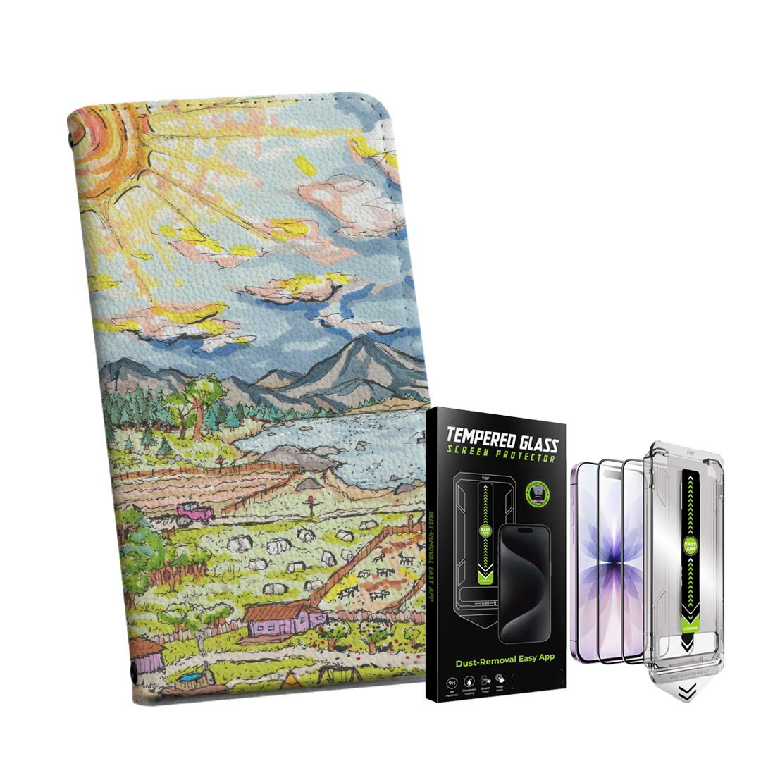 商品特徴・シームレスな全面デザイン（内側は落ち着いたオフホワイト）・外側は高品質の人工革を使用・内側にはスマホを装着するケースが付属・機種専用のカメラホール仕様でケースを装着したままの撮影が可能・ワンセグや動画の視聴に便利な横置きスタンド機...