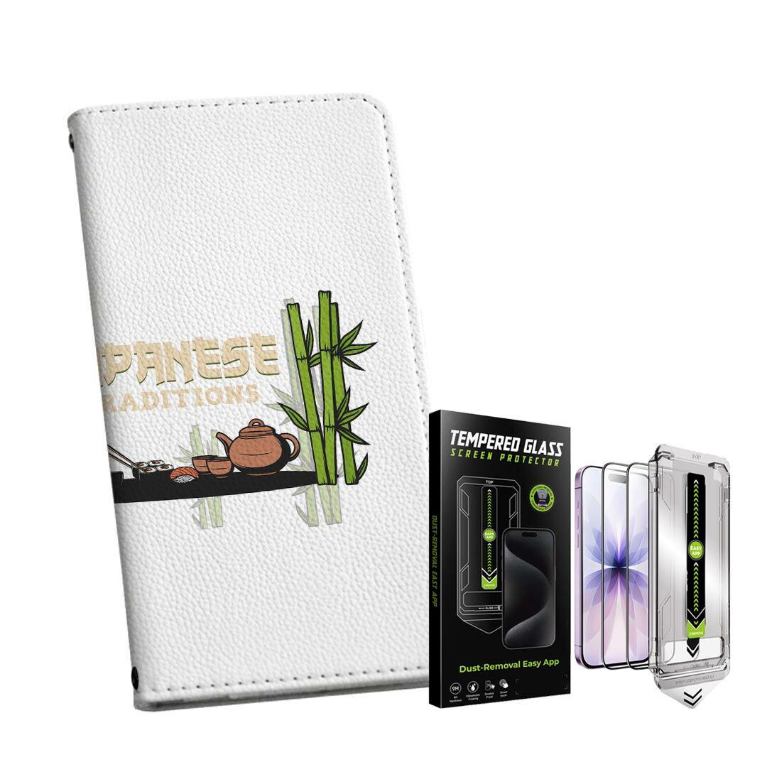 商品特徴・シームレスな全面デザイン（内側は落ち着いたオフホワイト）・外側は高品質の人工革を使用・内側にはスマホを装着するケースが付属・機種専用のカメラホール仕様でケースを装着したままの撮影が可能・ワンセグや動画の視聴に便利な横置きスタンド機...