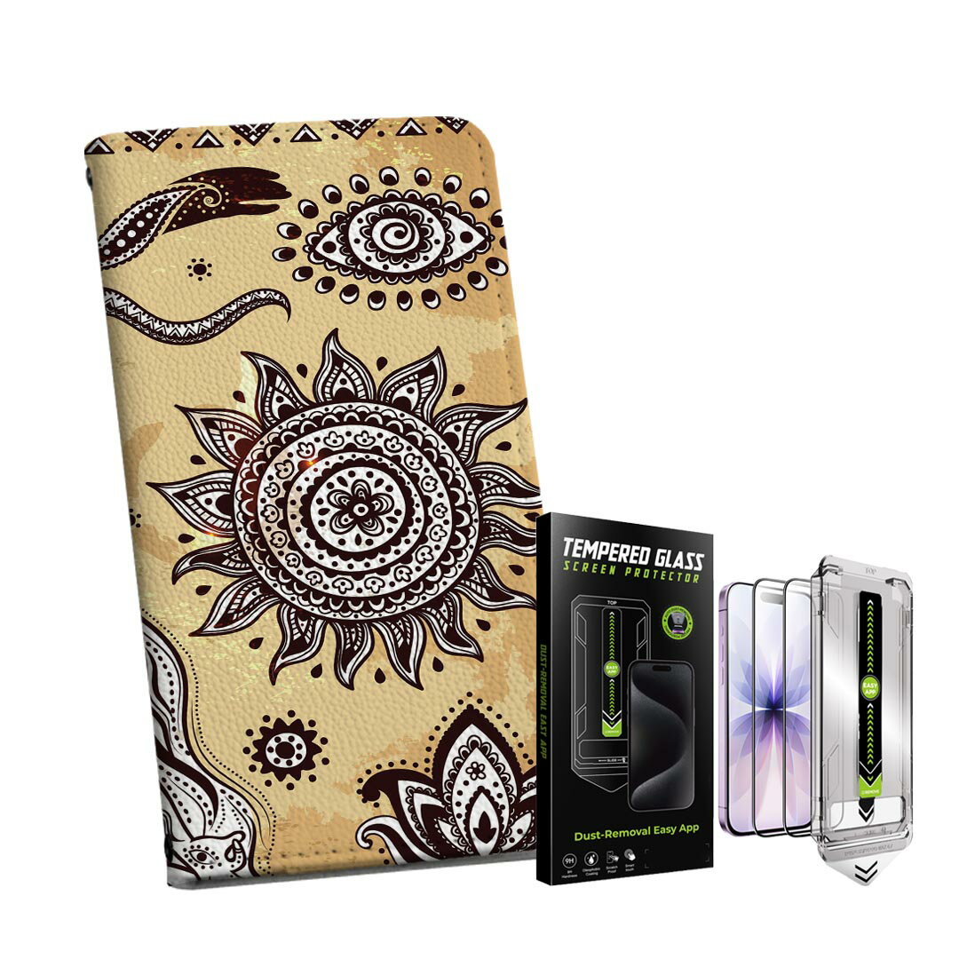 商品特徴・シームレスな全面デザイン（内側は落ち着いたオフホワイト）・外側は高品質の人工革を使用・内側にはスマホを装着するケースが付属・機種専用のカメラホール仕様でケースを装着したままの撮影が可能・ワンセグや動画の視聴に便利な横置きスタンド機...