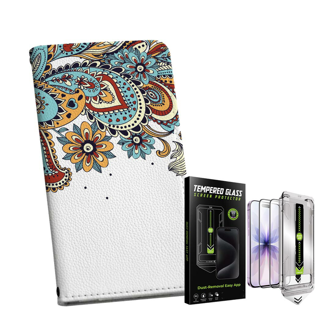 商品特徴・シームレスな全面デザイン（内側は落ち着いたオフホワイト）・外側は高品質の人工革を使用・内側にはスマホを装着するケースが付属・機種専用のカメラホール仕様でケースを装着したままの撮影が可能・ワンセグや動画の視聴に便利な横置きスタンド機...