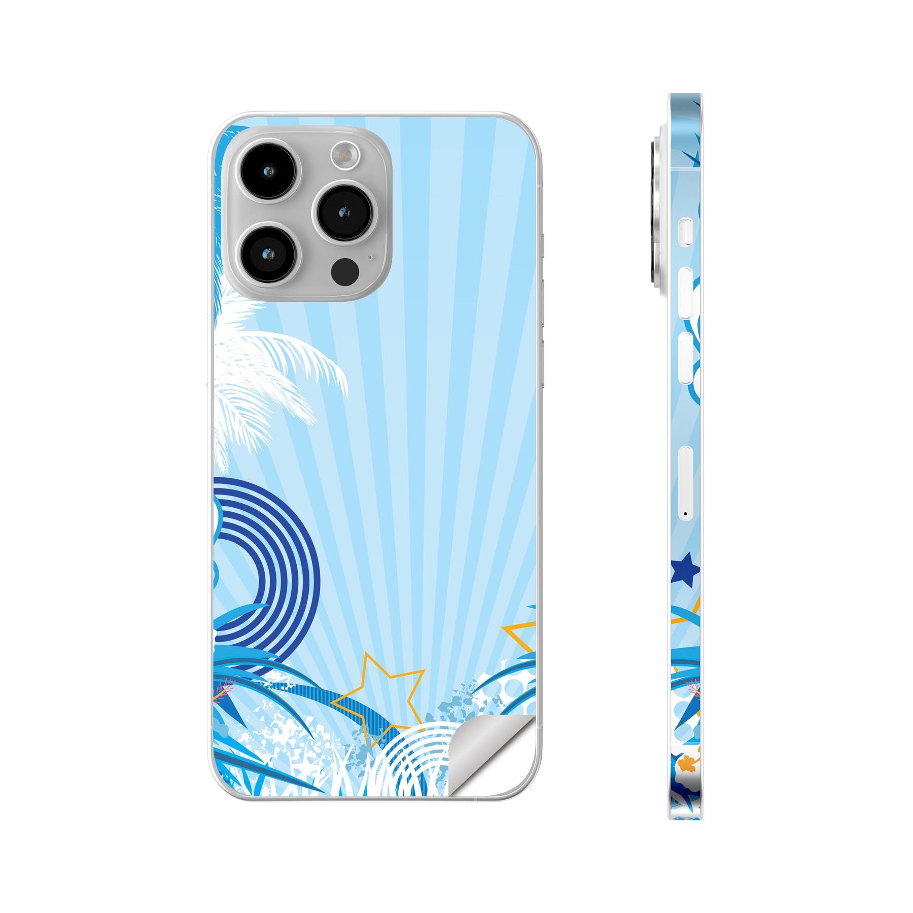 商品特徴・貼るだけでおしゃれに簡単着せ替え、スマホ用デザインスキンシール！・高精細プリントで写真と遜色のない仕上がり！半光沢シートはしっとりツヤのある表現力！・ちょっとしたすり傷からスマホを保護！・「裸で持つ派」の人にはもちろん、シールの上...