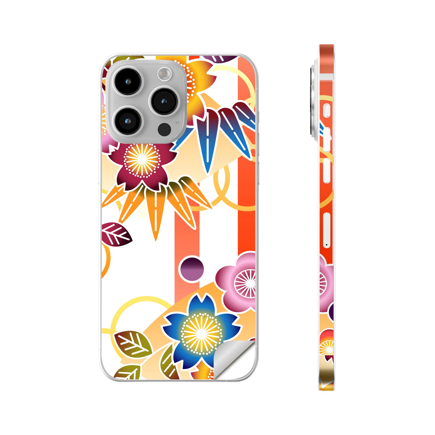 商品特徴・貼るだけでおしゃれに簡単着せ替え、スマホ用デザインスキンシール！・高精細プリントで写真と遜色のない仕上がり！半光沢シートはしっとりツヤのある表現力！・ちょっとしたすり傷からスマホを保護！・「裸で持つ派」の人にはもちろん、シールの上...