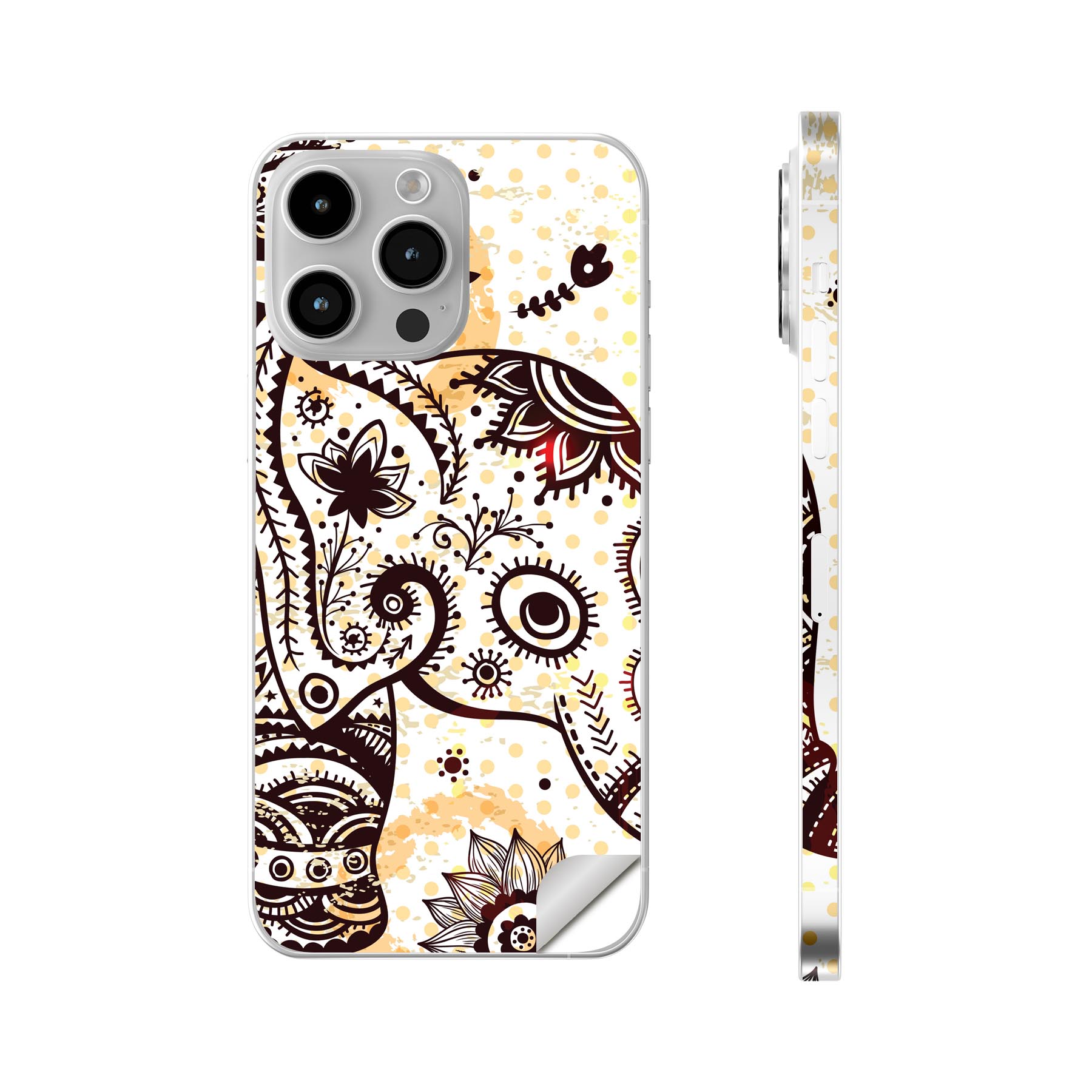 商品特徴・貼るだけでおしゃれに簡単着せ替え、スマホ用デザインスキンシール！・高精細プリントで写真と遜色のない仕上がり！半光沢シートはしっとりツヤのある表現力！・ちょっとしたすり傷からスマホを保護！・「裸で持つ派」の人にはもちろん、シールの上...