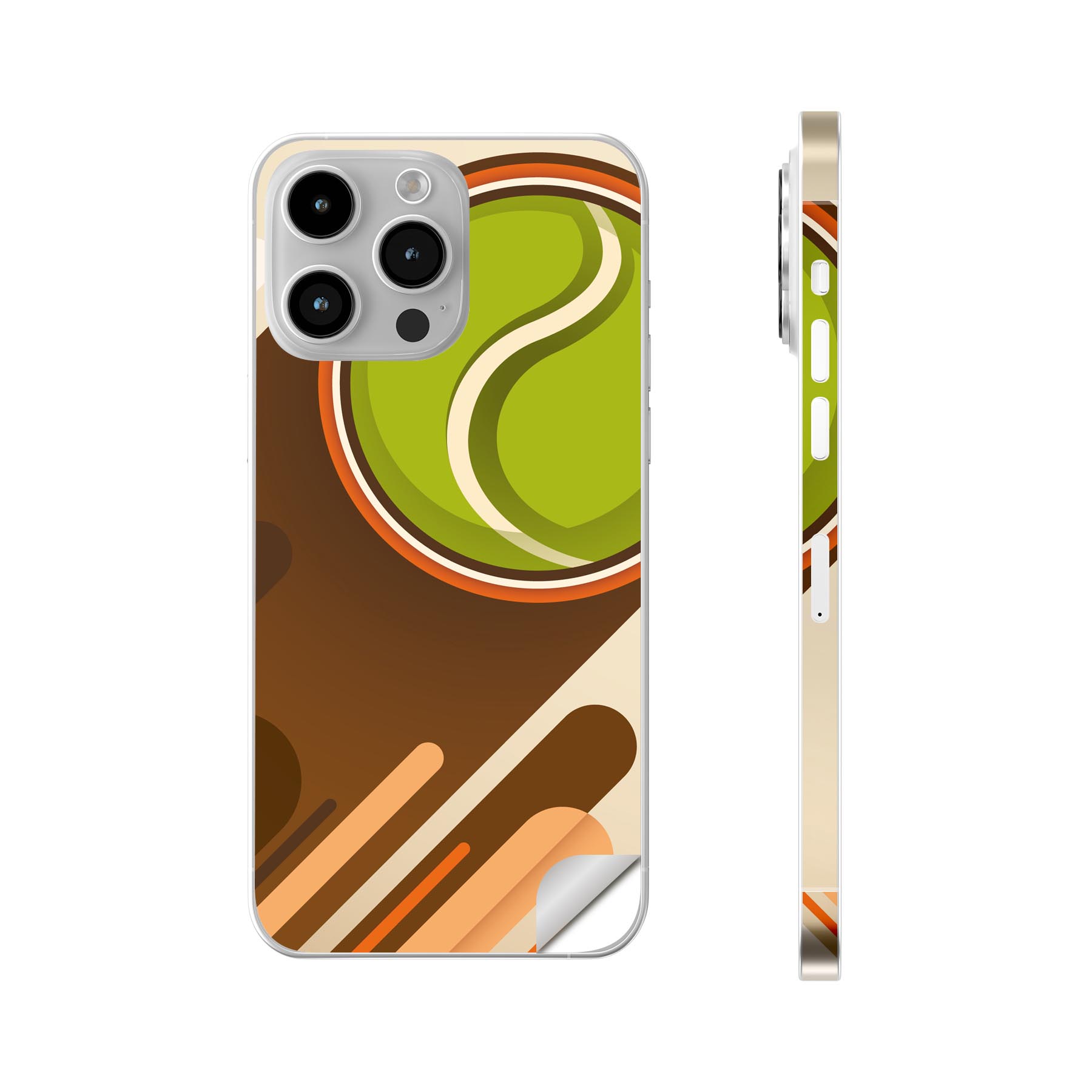 商品特徴・貼るだけでおしゃれに簡単着せ替え、スマホ用デザインスキンシール！・高精細プリントで写真と遜色のない仕上がり！半光沢シートはしっとりツヤのある表現力！・ちょっとしたすり傷からスマホを保護！・「裸で持つ派」の人にはもちろん、シールの上...