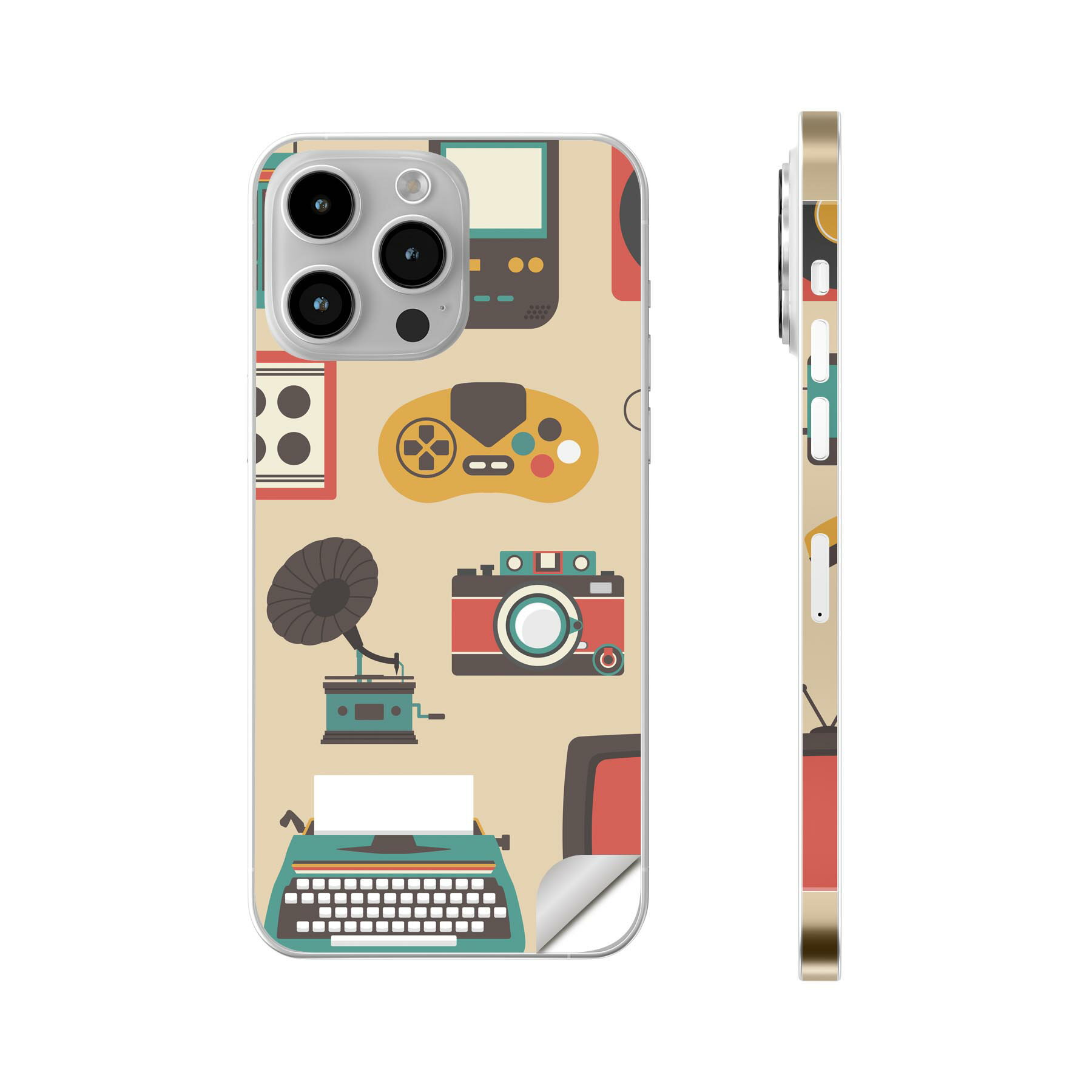 商品特徴・貼るだけでおしゃれに簡単着せ替え、スマホ用デザインスキンシール！・高精細プリントで写真と遜色のない仕上がり！半光沢シートはしっとりツヤのある表現力！・ちょっとしたすり傷からスマホを保護！・「裸で持つ派」の人にはもちろん、シールの上...