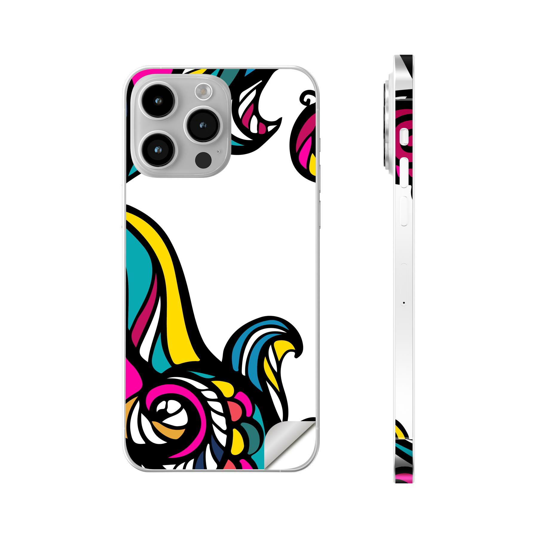 商品特徴・貼るだけでおしゃれに簡単着せ替え、スマホ用デザインスキンシール！・高精細プリントで写真と遜色のない仕上がり！半光沢シートはしっとりツヤのある表現力！・ちょっとしたすり傷からスマホを保護！・「裸で持つ派」の人にはもちろん、シールの上...