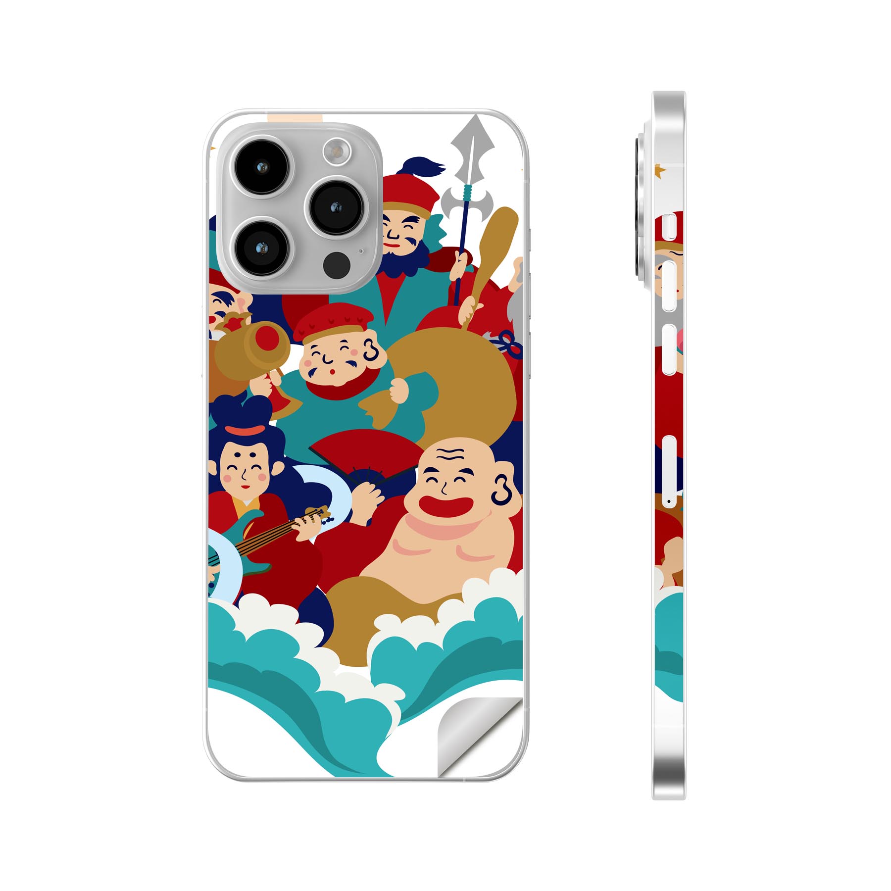 商品特徴・貼るだけでおしゃれに簡単着せ替え、スマホ用デザインスキンシール！・高精細プリントで写真と遜色のない仕上がり！半光沢シートはしっとりツヤのある表現力！・ちょっとしたすり傷からスマホを保護！・「裸で持つ派」の人にはもちろん、シールの上...