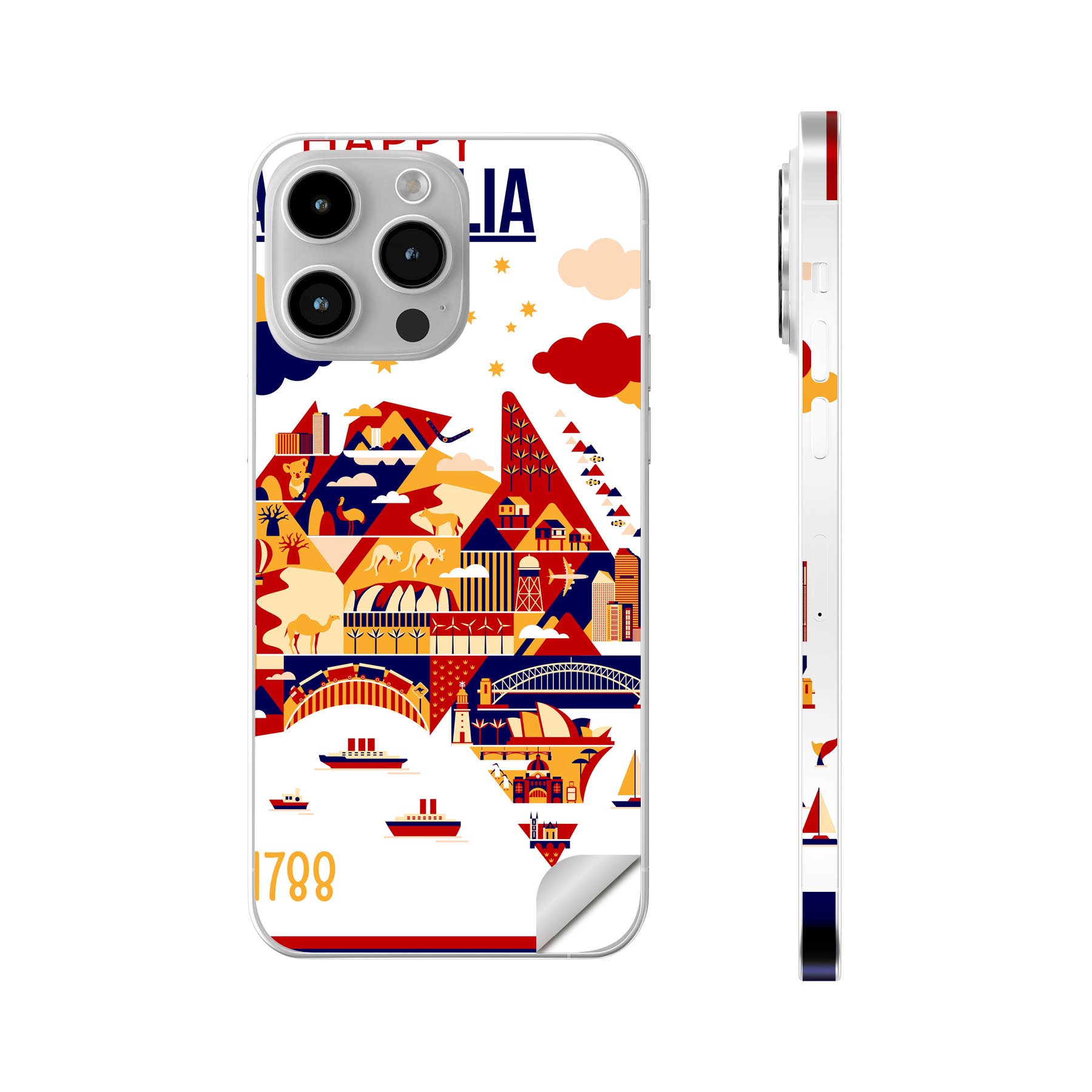 商品特徴・貼るだけでおしゃれに簡単着せ替え、スマホ用デザインスキンシール！・高精細プリントで写真と遜色のない仕上がり！半光沢シートはしっとりツヤのある表現力！・ちょっとしたすり傷からスマホを保護！・「裸で持つ派」の人にはもちろん、シールの上...