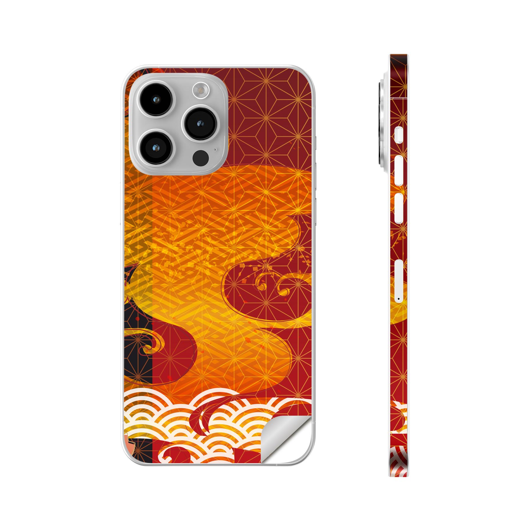 商品特徴・貼るだけでおしゃれに簡単着せ替え、スマホ用デザインスキンシール！・高精細プリントで写真と遜色のない仕上がり！半光沢シートはしっとりツヤのある表現力！・ちょっとしたすり傷からスマホを保護！・「裸で持つ派」の人にはもちろん、シールの上...