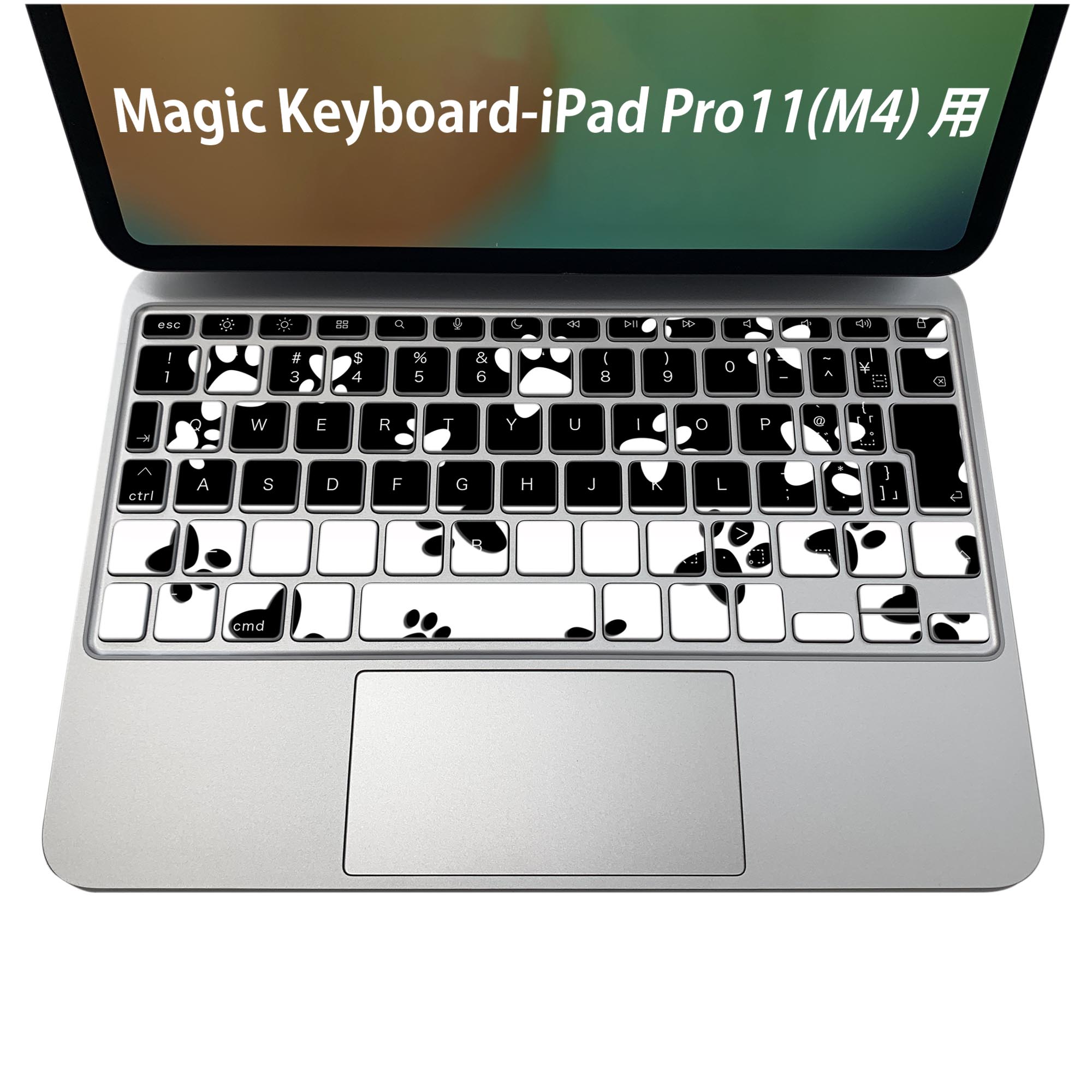 商品特徴・貼るだけでおしゃれに簡単着せ替え、iPadPro11・13（M4）Magic Keyboard KeyTop &nbsp; 全面デザインスキンシール！組み合わせ自由に選べるセット売り！・高精細プリントで写真と遜色がない仕上がり！ ...