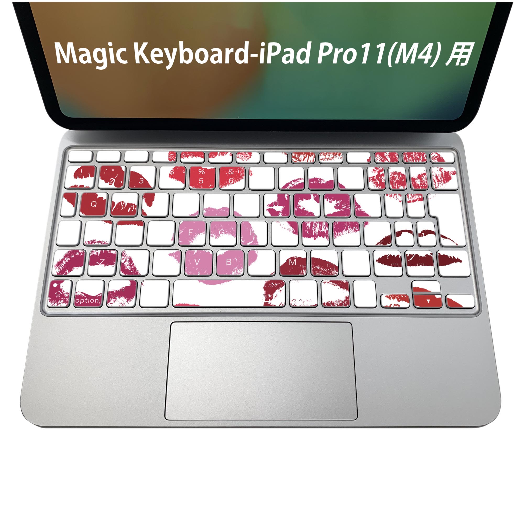 商品特徴・貼るだけでおしゃれに簡単着せ替え、iPadPro11・13（M4）Magic Keyboard KeyTop &nbsp; 全面デザインスキンシール！組み合わせ自由に選べるセット売り！・高精細プリントで写真と遜色がない仕上がり！ ...