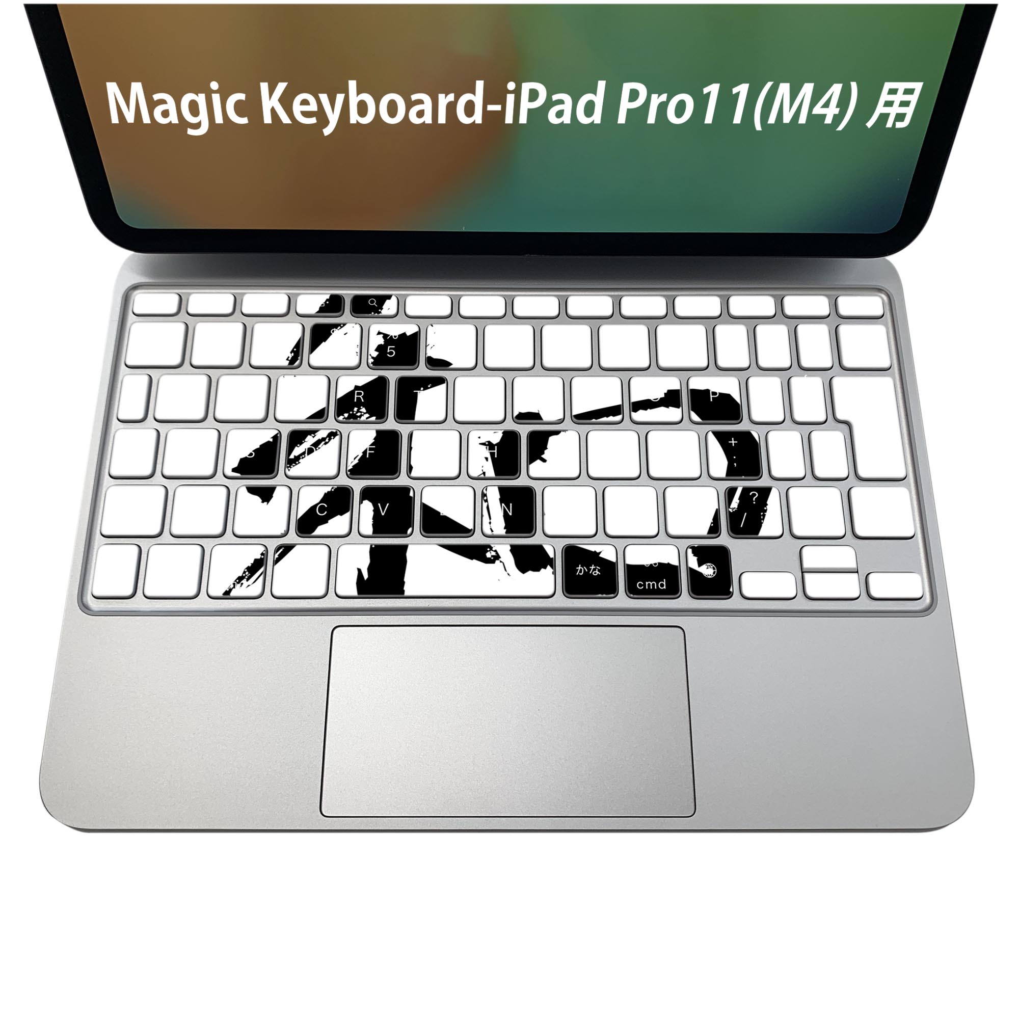 商品特徴・貼るだけでおしゃれに簡単着せ替え、iPadPro11・13（M4）Magic Keyboard KeyTop &nbsp; 全面デザインスキンシール！組み合わせ自由に選べるセット売り！・高精細プリントで写真と遜色がない仕上がり！ ...