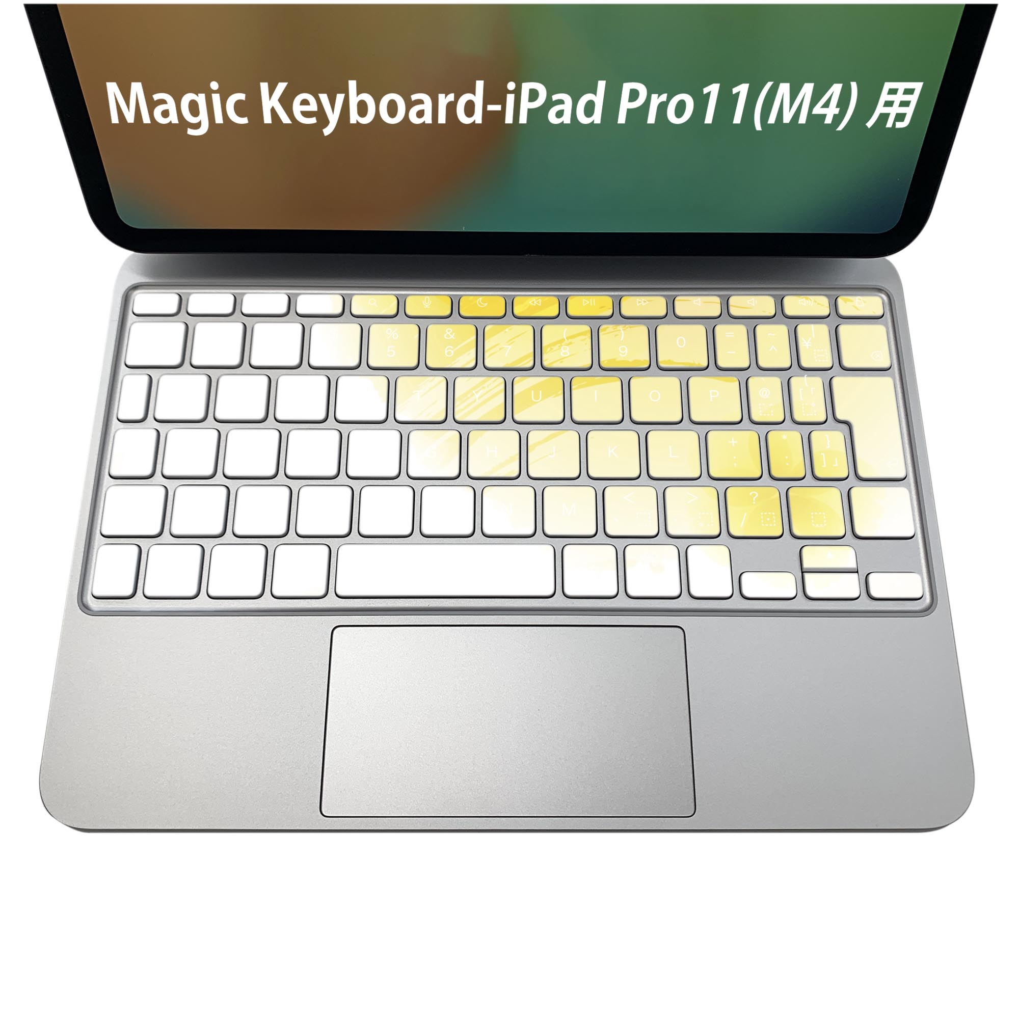 商品特徴・貼るだけでおしゃれに簡単着せ替え、iPadPro11・13（M4）Magic Keyboard KeyTop &nbsp; 全面デザインスキンシール！組み合わせ自由に選べるセット売り！・高精細プリントで写真と遜色がない仕上がり！ ...