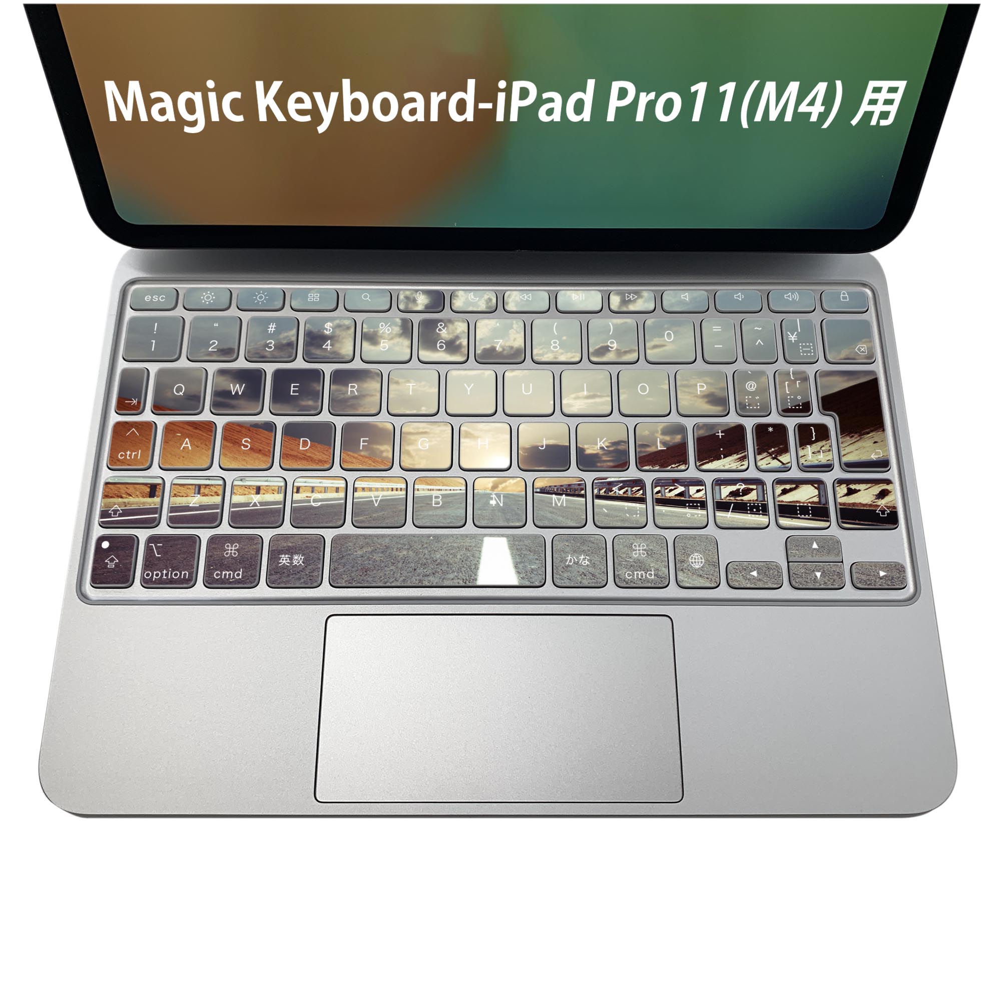 商品特徴・貼るだけでおしゃれに簡単着せ替え、iPadPro11・13（M4）Magic Keyboard KeyTop &nbsp; 全面デザインスキンシール！組み合わせ自由に選べるセット売り！・高精細プリントで写真と遜色がない仕上がり！ ...