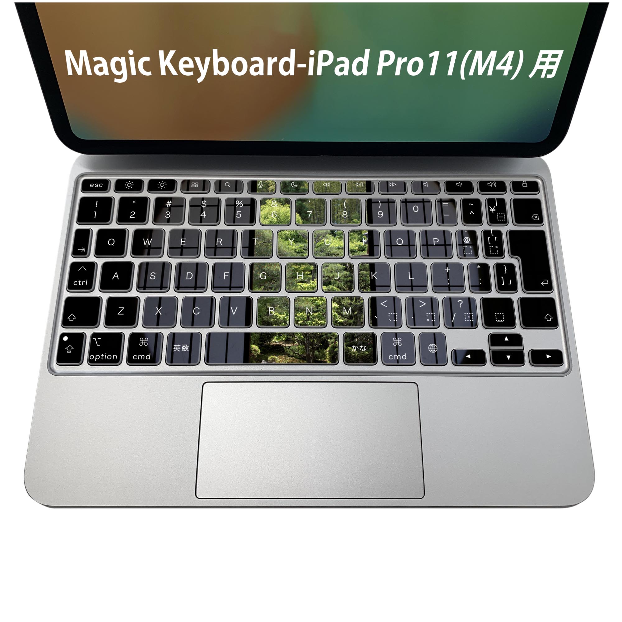 商品特徴・貼るだけでおしゃれに簡単着せ替え、iPadPro11・13（M4）Magic Keyboard KeyTop &nbsp; 全面デザインスキンシール！組み合わせ自由に選べるセット売り！・高精細プリントで写真と遜色がない仕上がり！ ...