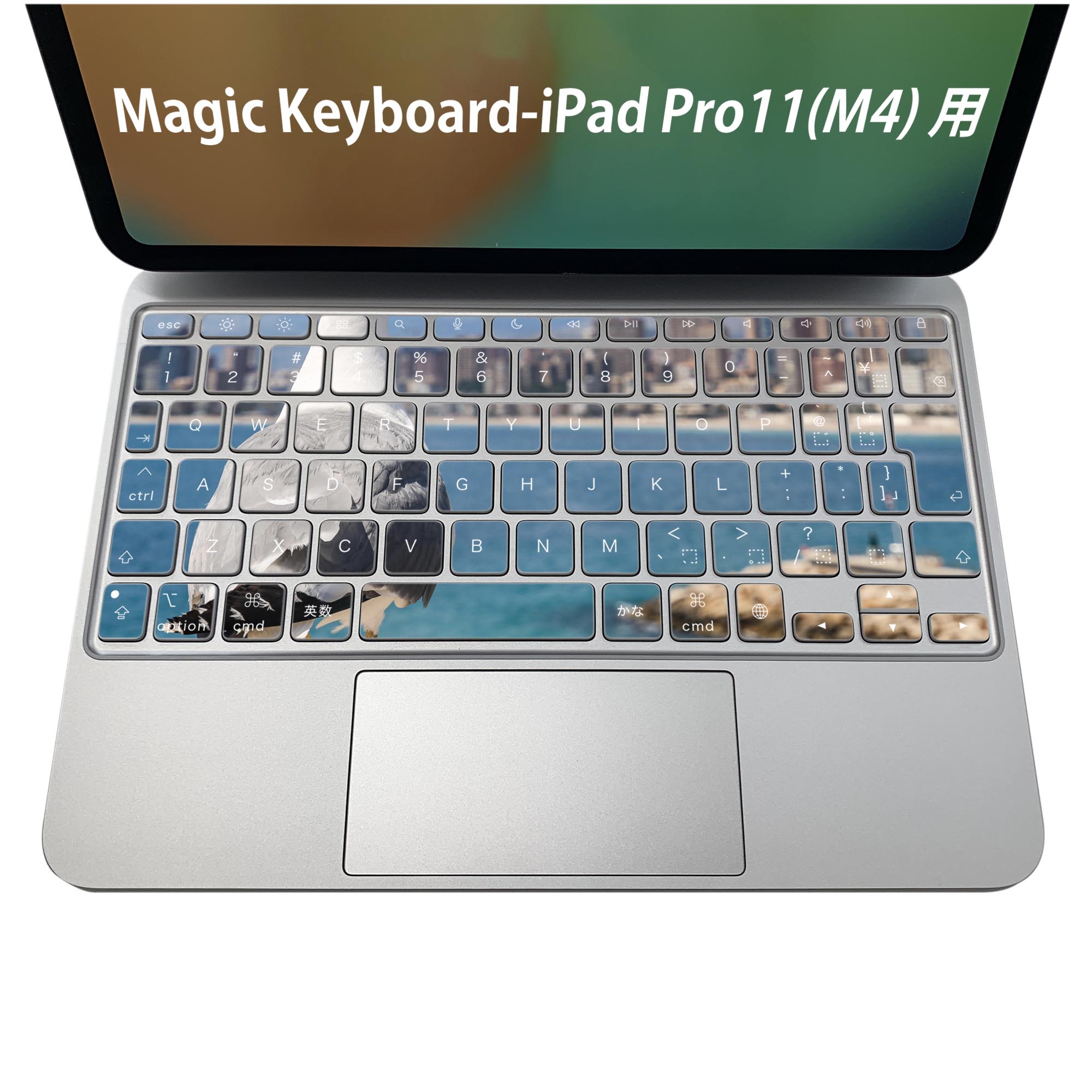 商品特徴・貼るだけでおしゃれに簡単着せ替え、iPadPro11・13（M4）Magic Keyboard KeyTop &nbsp; 全面デザインスキンシール！組み合わせ自由に選べるセット売り！・高精細プリントで写真と遜色がない仕上がり！ ...