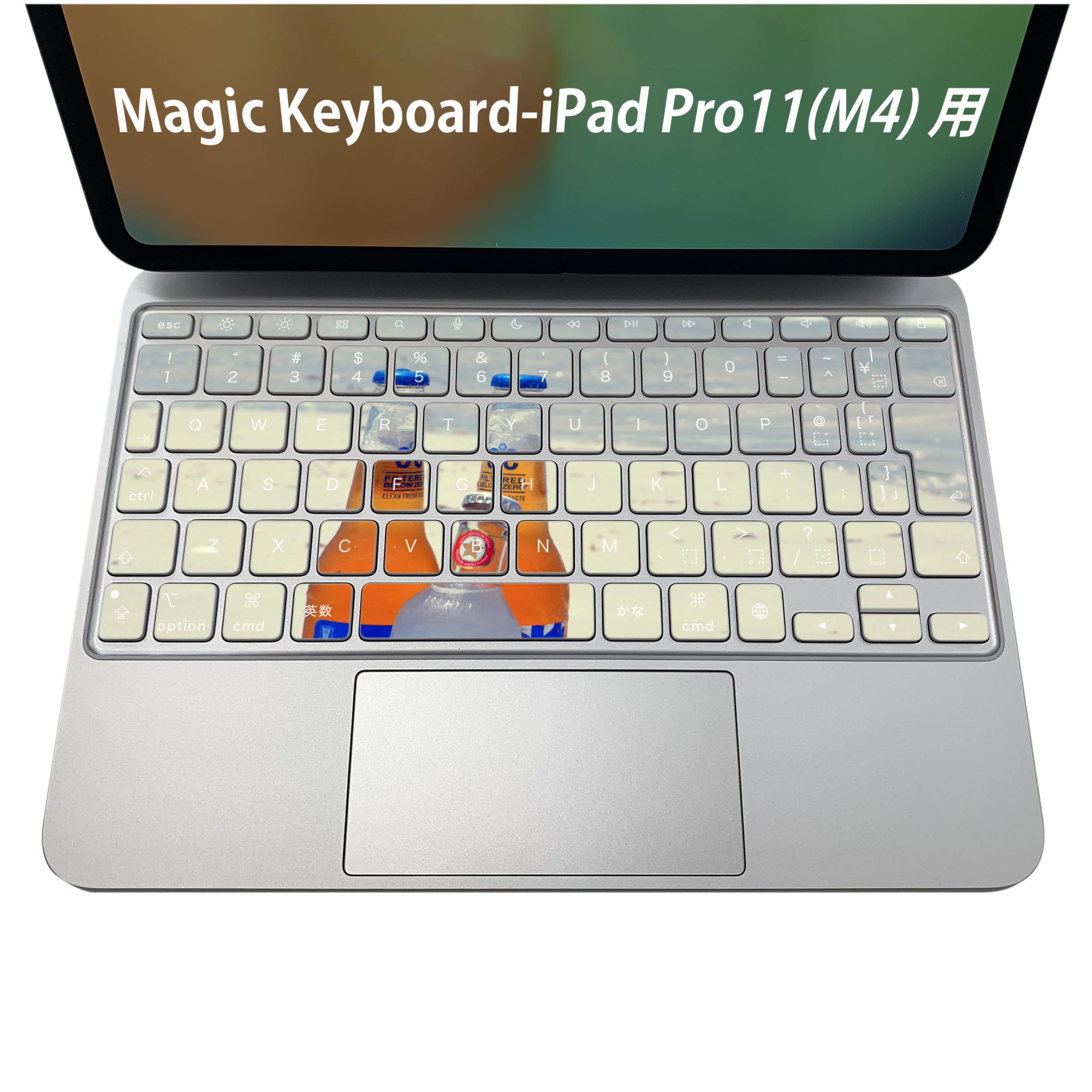 商品特徴・貼るだけでおしゃれに簡単着せ替え、iPadPro11・13（M4）Magic Keyboard KeyTop &nbsp; 全面デザインスキンシール！組み合わせ自由に選べるセット売り！・高精細プリントで写真と遜色がない仕上がり！ ...