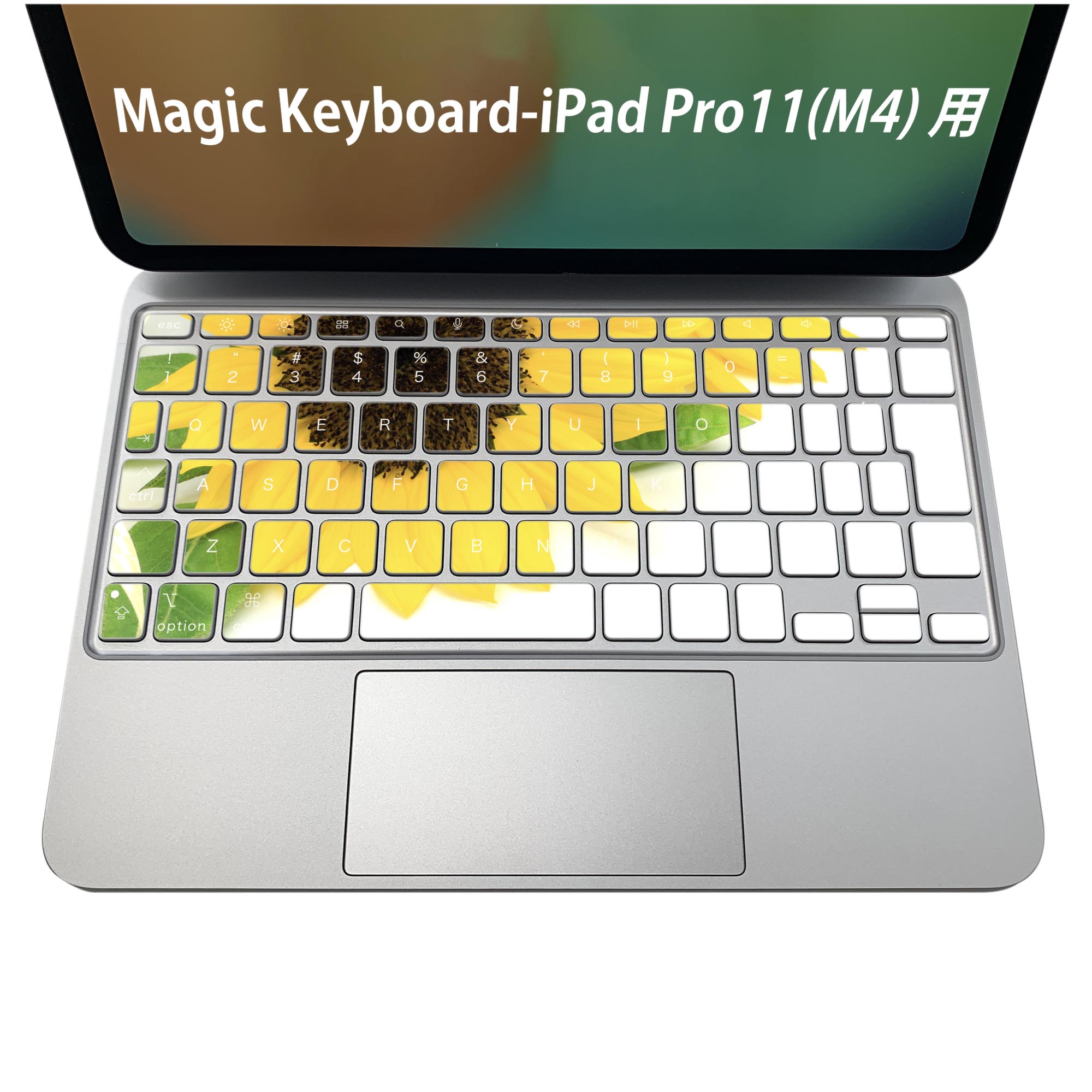 商品特徴・貼るだけでおしゃれに簡単着せ替え、iPadPro11・13（M4）Magic Keyboard KeyTop &nbsp; 全面デザインスキンシール！組み合わせ自由に選べるセット売り！・高精細プリントで写真と遜色がない仕上がり！ ...