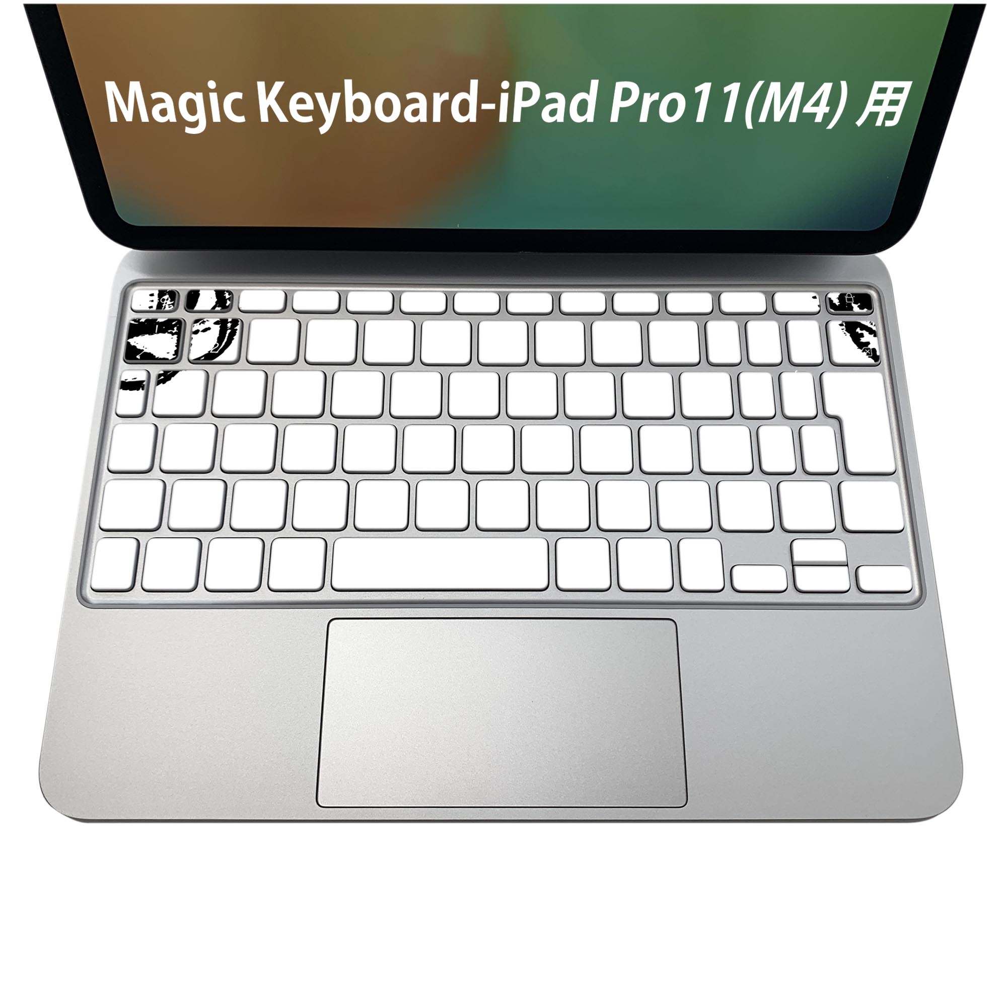 商品特徴・貼るだけでおしゃれに簡単着せ替え、iPadPro11・13（M4）Magic Keyboard KeyTop &nbsp; 全面デザインスキンシール！組み合わせ自由に選べるセット売り！・高精細プリントで写真と遜色がない仕上がり！ ...
