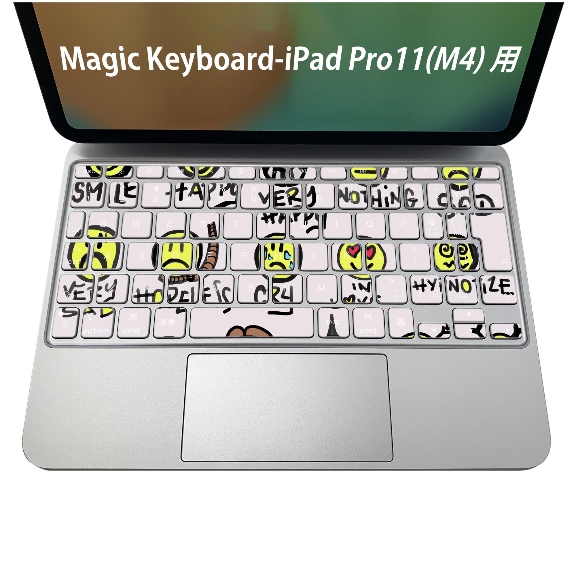 商品特徴・貼るだけでおしゃれに簡単着せ替え、iPadPro11・13（M4）Magic Keyboard KeyTop &nbsp; 全面デザインスキンシール！組み合わせ自由に選べるセット売り！・高精細プリントで写真と遜色がない仕上がり！ ...